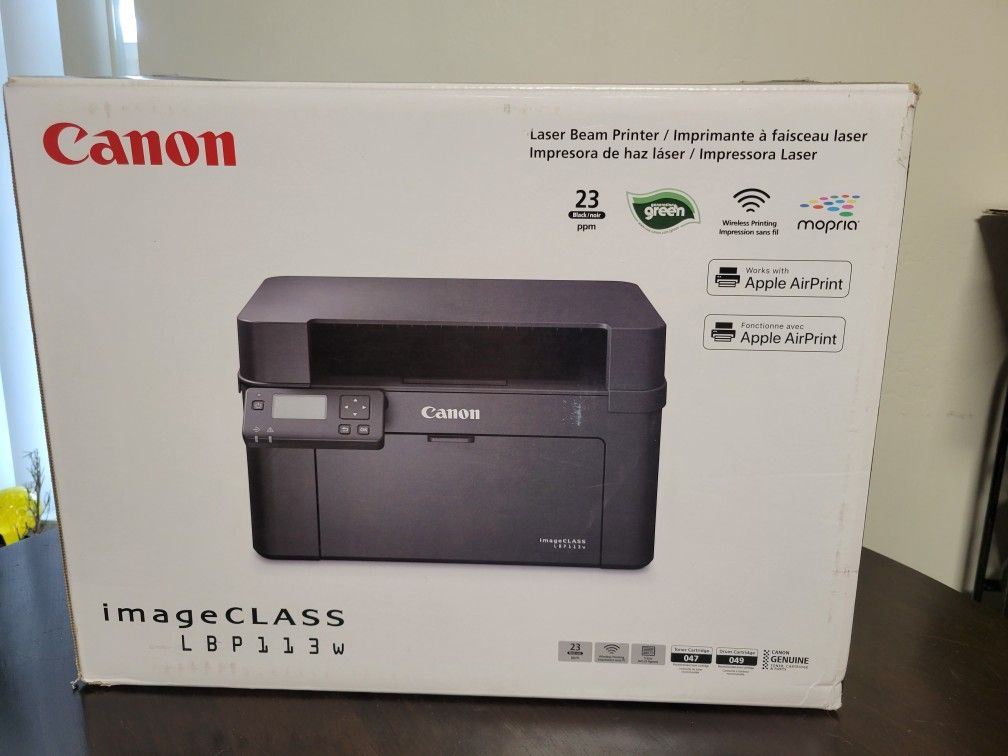 Canon Imageclass LBP113w Wireless Laser Printer & Extra Toner for Sale ...