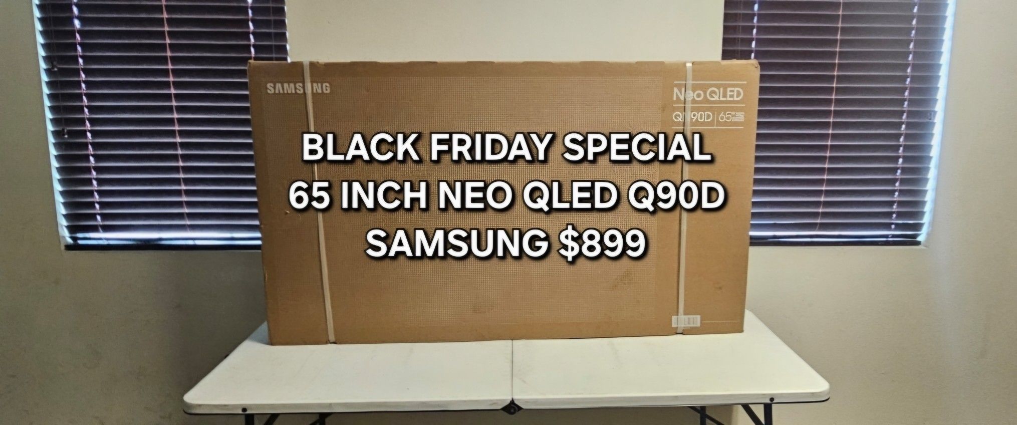 65 Inch Neo QLED Samsung Q90D with 120 hz refresh rate. Brand new ...