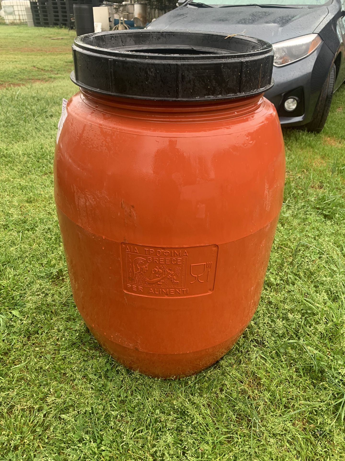 190 liters 50 gallon plastic barrels food grade screw tops clean feed ...