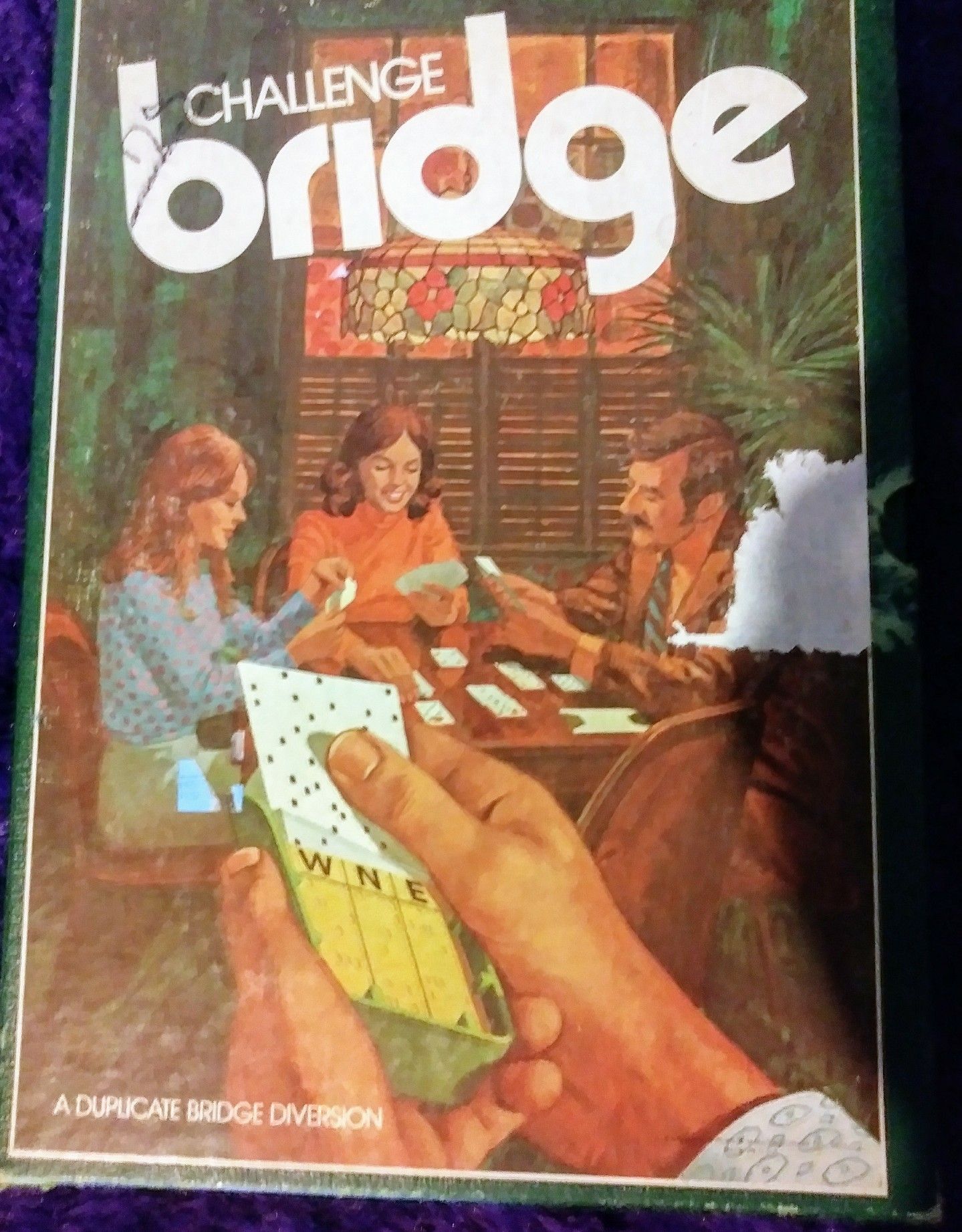 Vintage Challenge Bridge 3M Bookshelf Board Game 1972 Card Game for ...