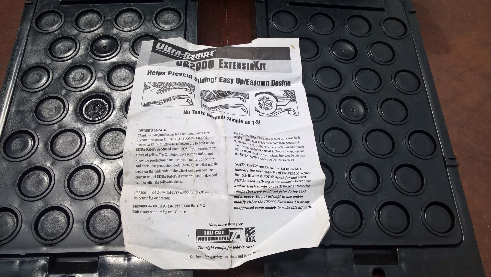 ULTRA-RAMPS EXTENSION 2 part accessory kit for Ultra-Ramps UR6500 ...