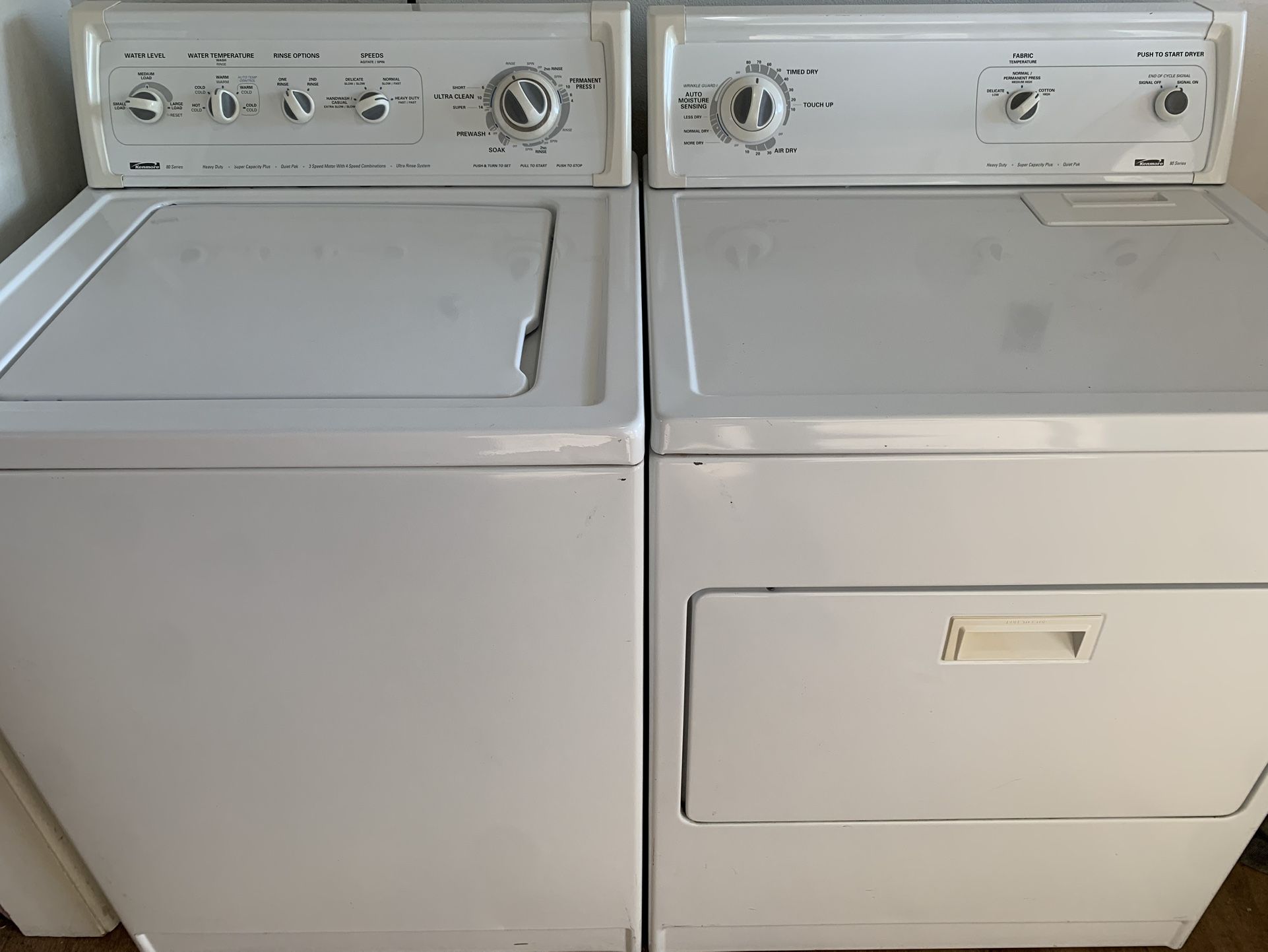 Kenmore Super Capacity Plus Washer Dryer Set for Sale in Ft Sm Houston ...