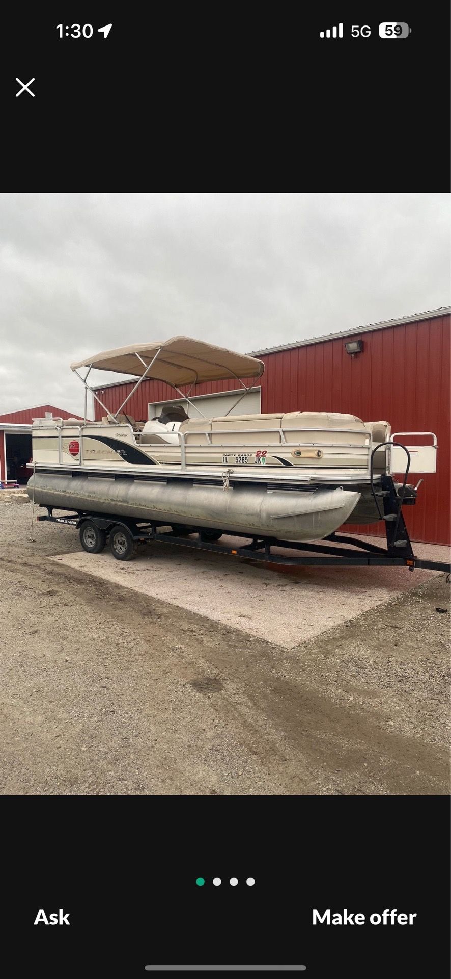 02 pontoon for Sale in Martinton, IL - OfferUp