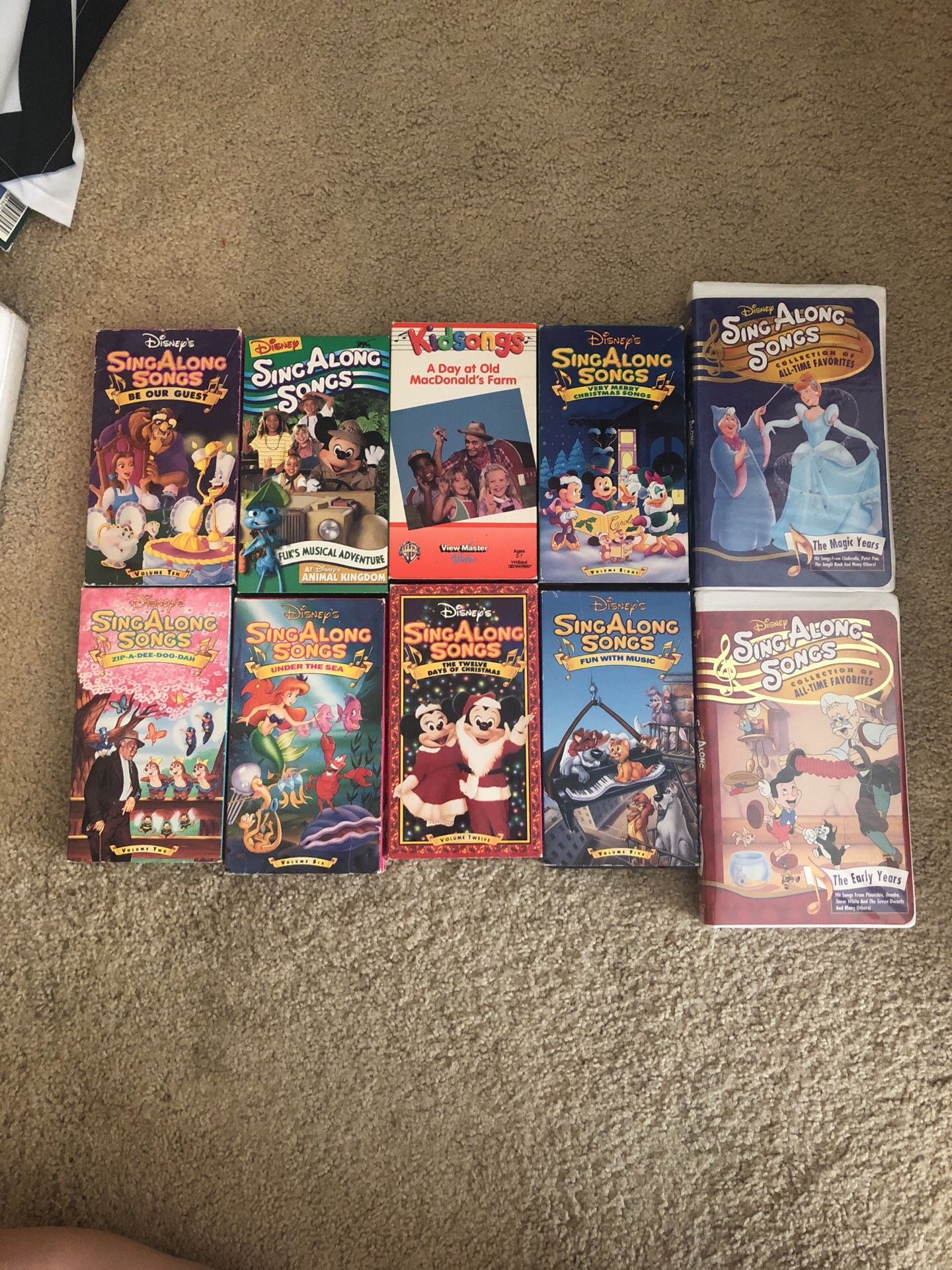 Disney Sing Along Songs Be Our Guest Vhs