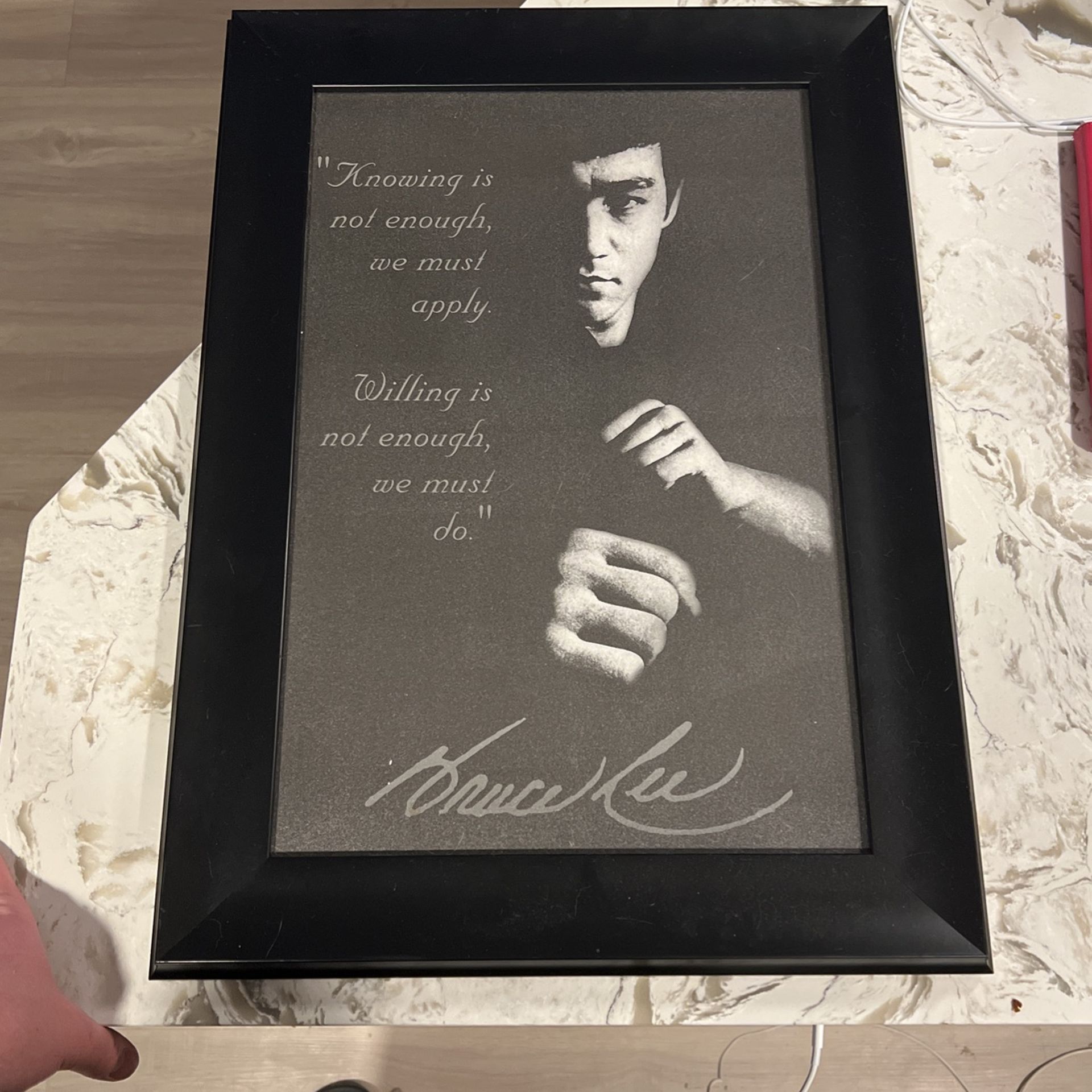 Bruce Lee Poster Knowing Is Not Enough
