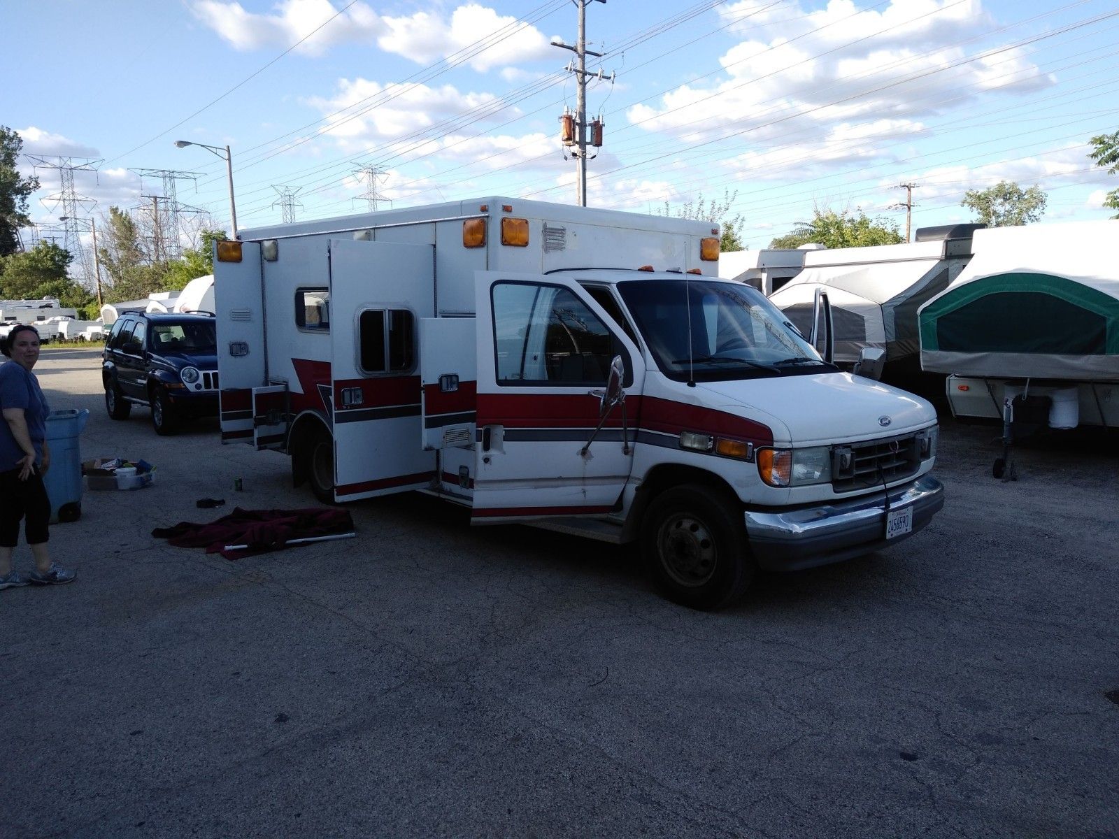 1992 ford E350 ambulance rv Camper for Sale in Glendale Heights, IL ...