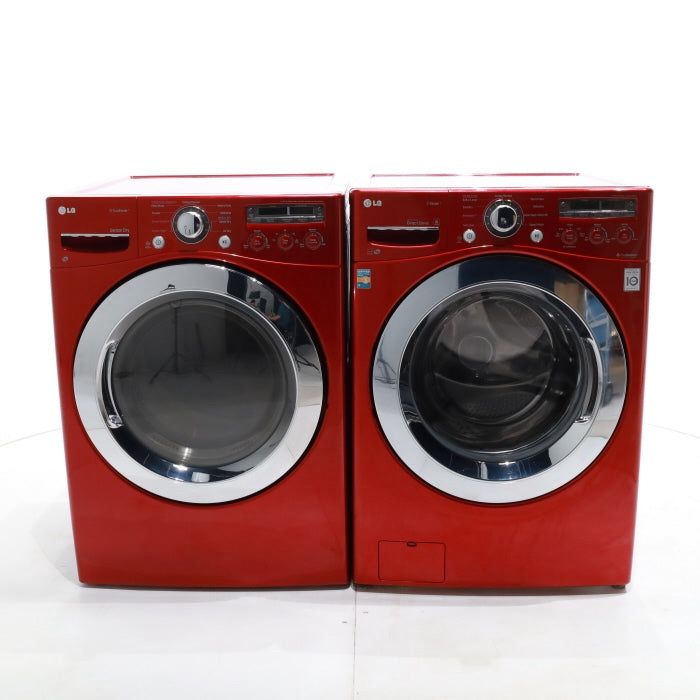 Cherry Red LG Washer And Dryer W True steam Cycle for Sale in Mobile ...
