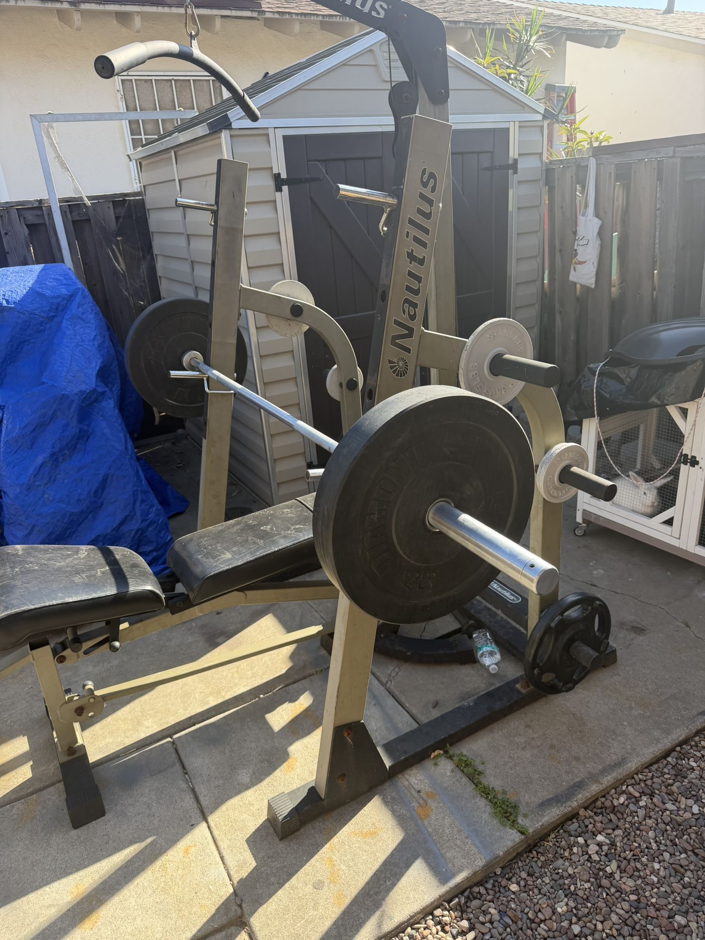 Nautilus Weight Set. Bar Weights Bench for Sale in Fullerton, CA - OfferUp