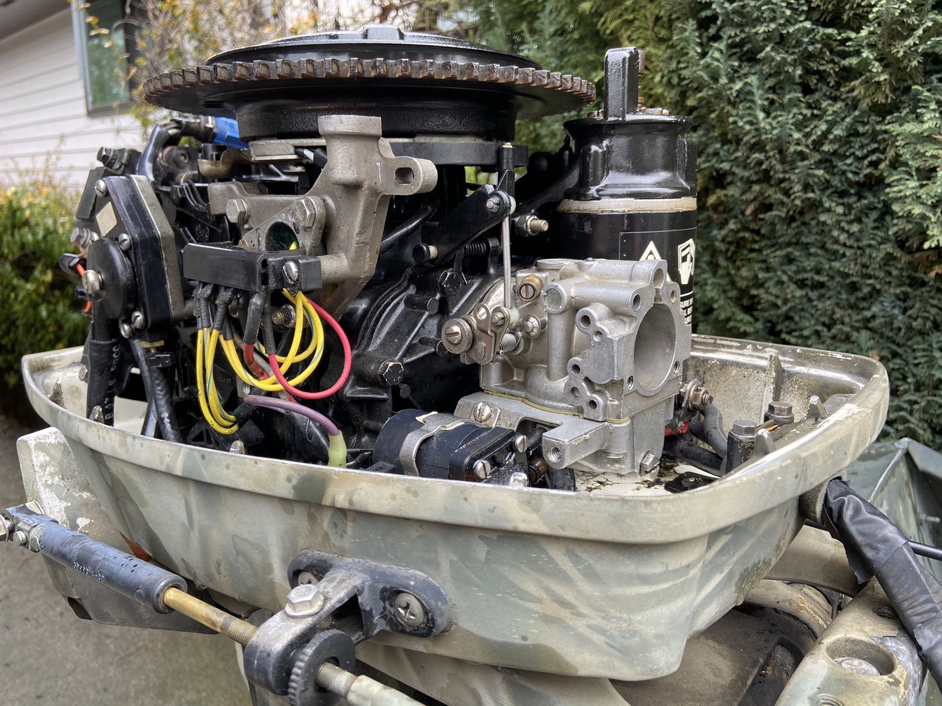 Johnson 25hp outboard w/ controls for Sale in Lynnwood, WA - OfferUp