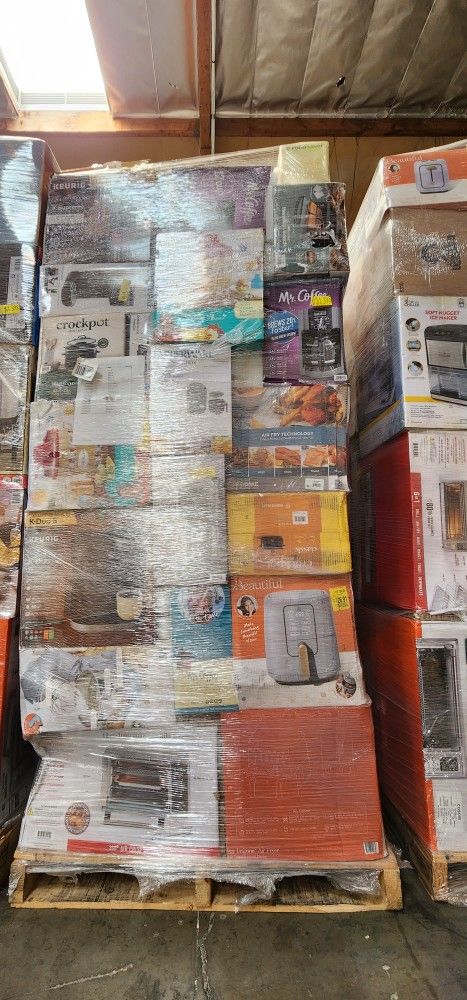 ** Jumbo Pallet With Kitchen Items ** ** Pallet Gigantes Con Articulos ...