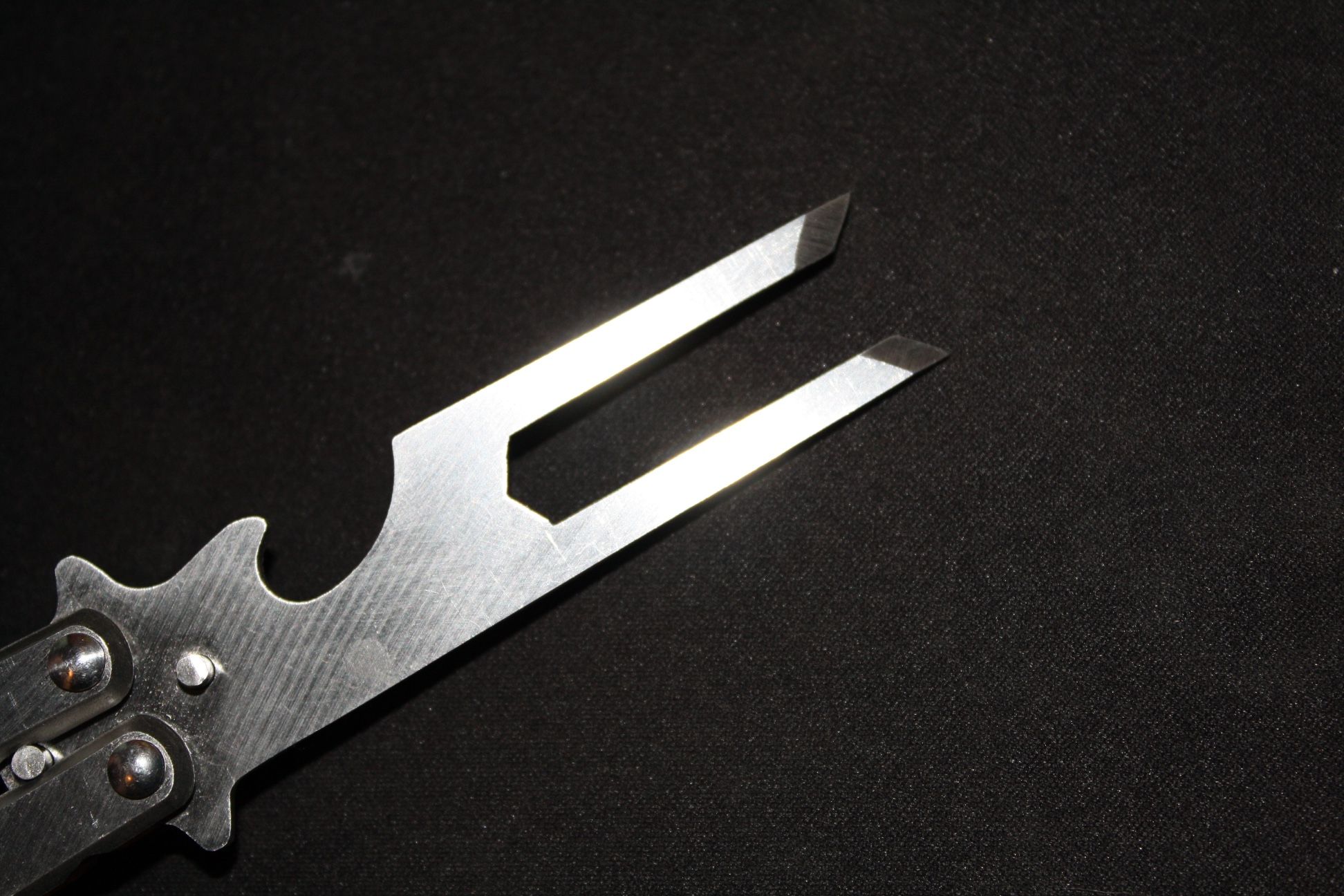 Custom-Made Stainless Steel Butterfly Balisong Golf Divot Tool Bottle ...