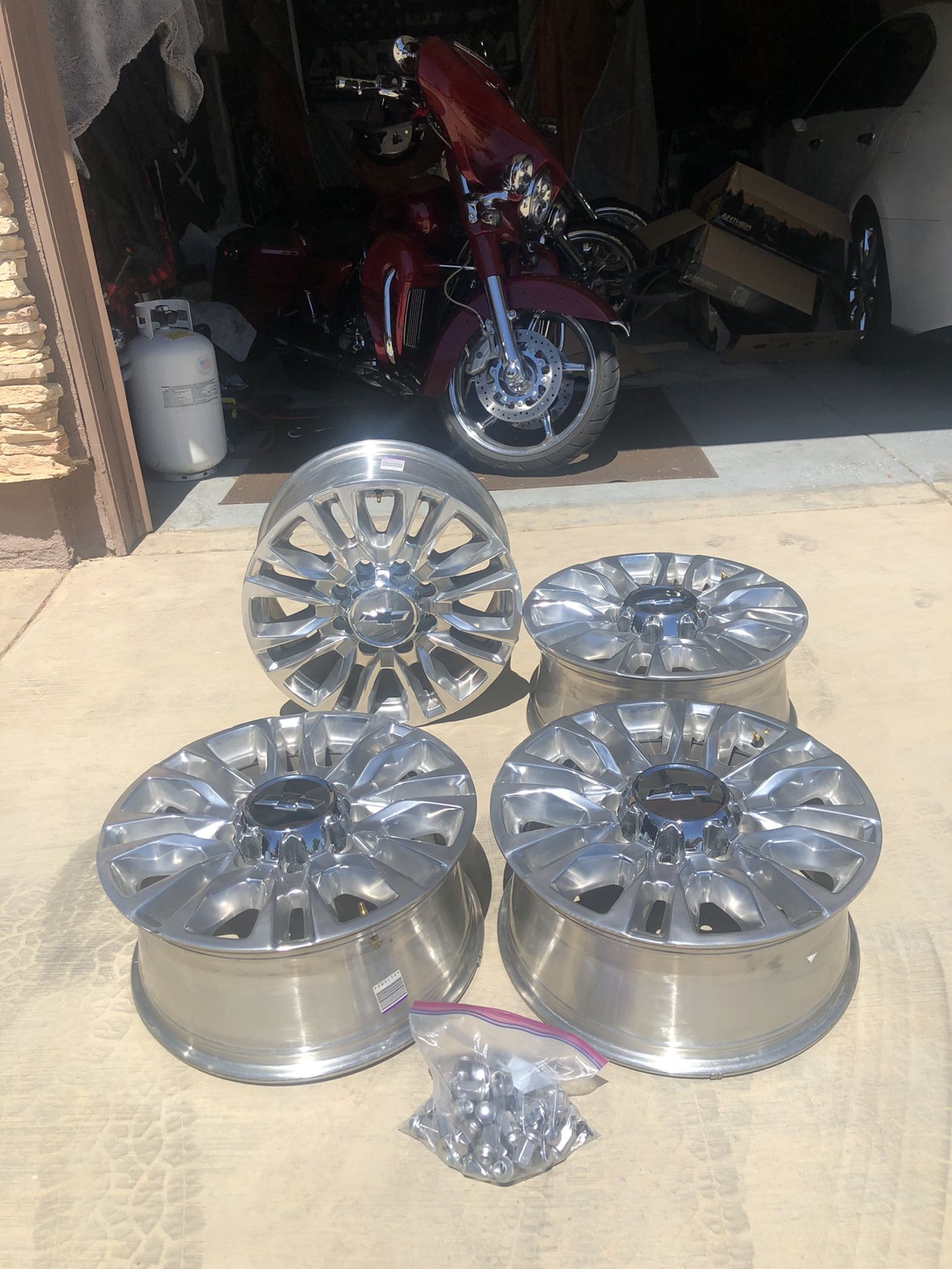 20” Silverado High Country Polished 2021 OEM Rims Fits 1500, 2500 ...