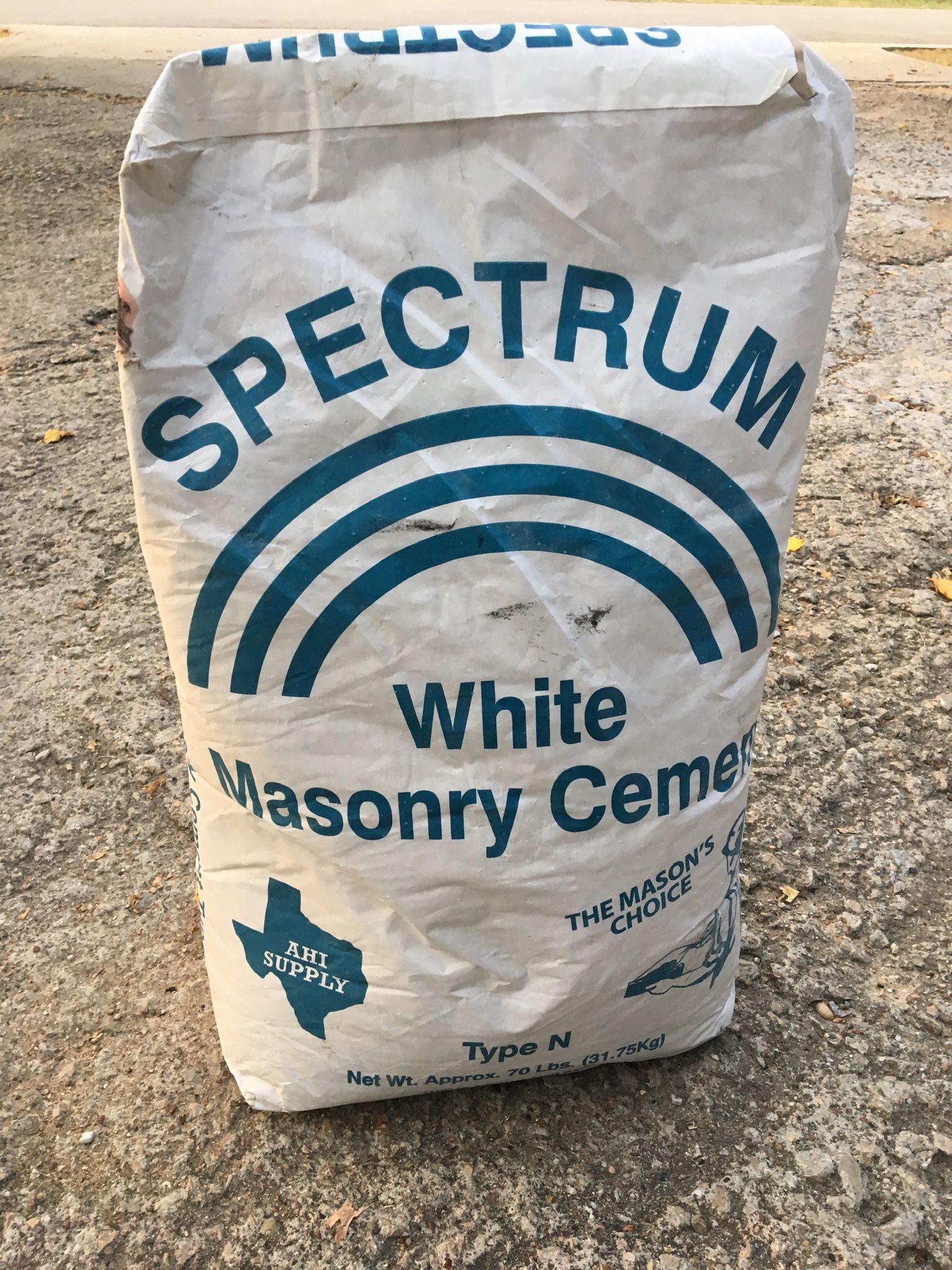 Spectrum White Masonry Cement 70 Lbs for Sale in Roanoke, TX - OfferUp