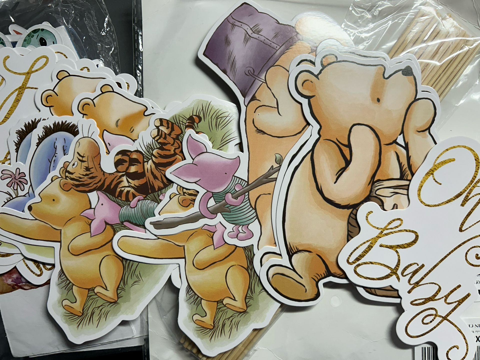 Winnie the Pooh Cutout Decorations with Sticks for Sale in San Antonio ...