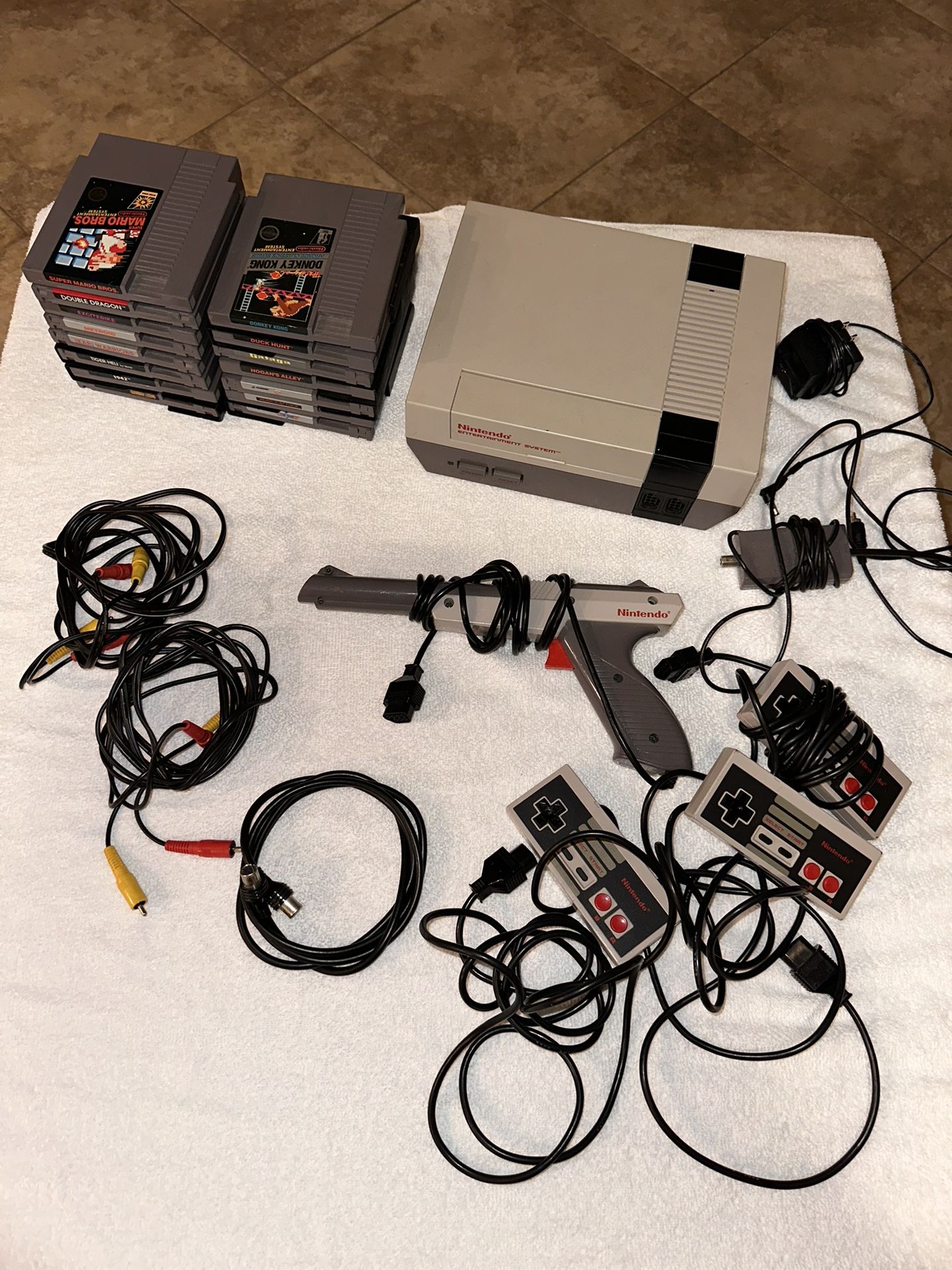 Nintendo Original NES Console OG System Video Game Bundle Set Kit for ...