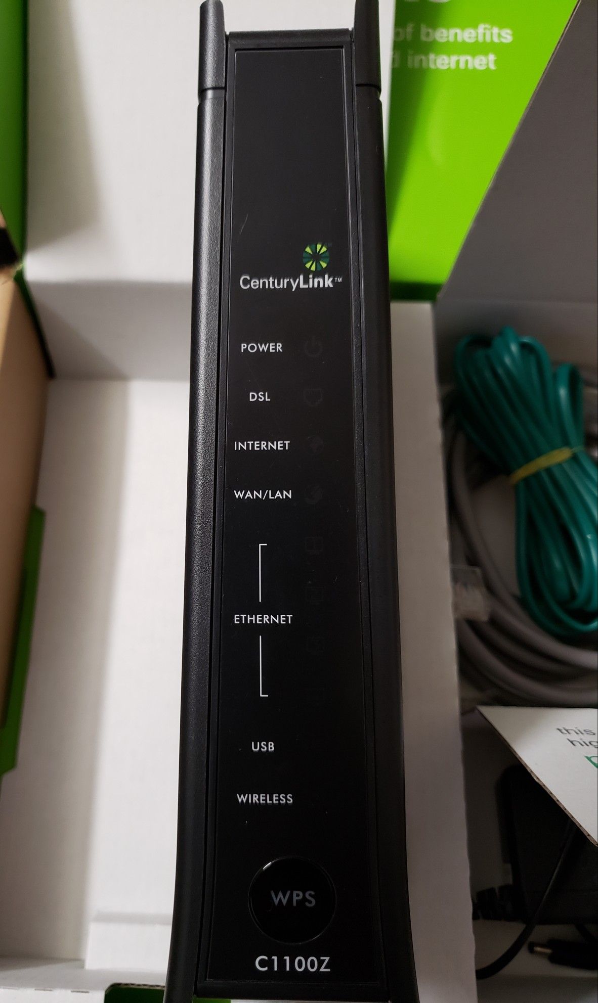 CenturyLink wireless modem/router , Model C1100Z.. Excellent condition ...