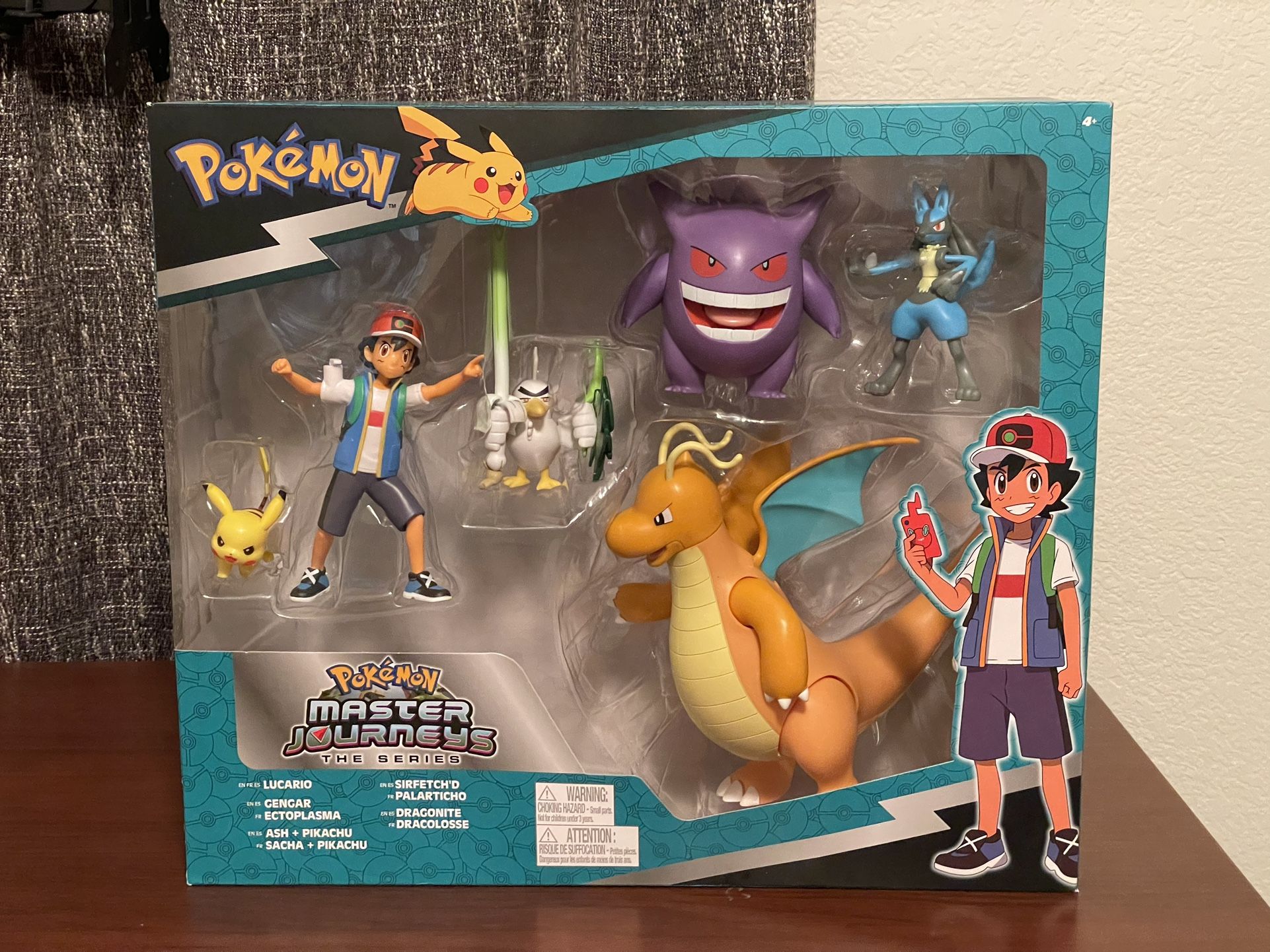 Pokemon Master Journeys Battle Figures Dragonite, Lucario, Gengar ...