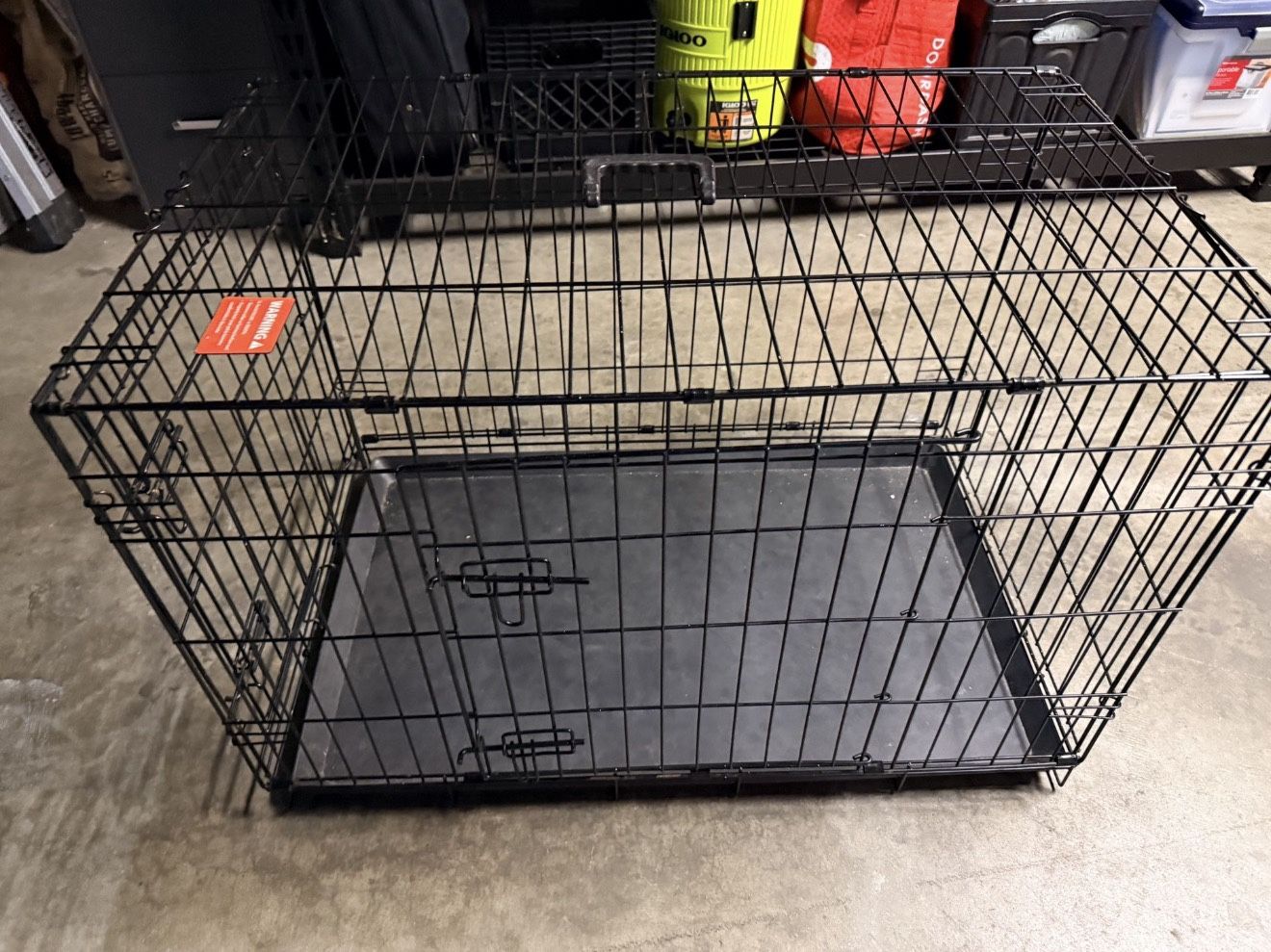 Double Door Folding Wire Dog Crate for Sale in Clovis, CA - OfferUp