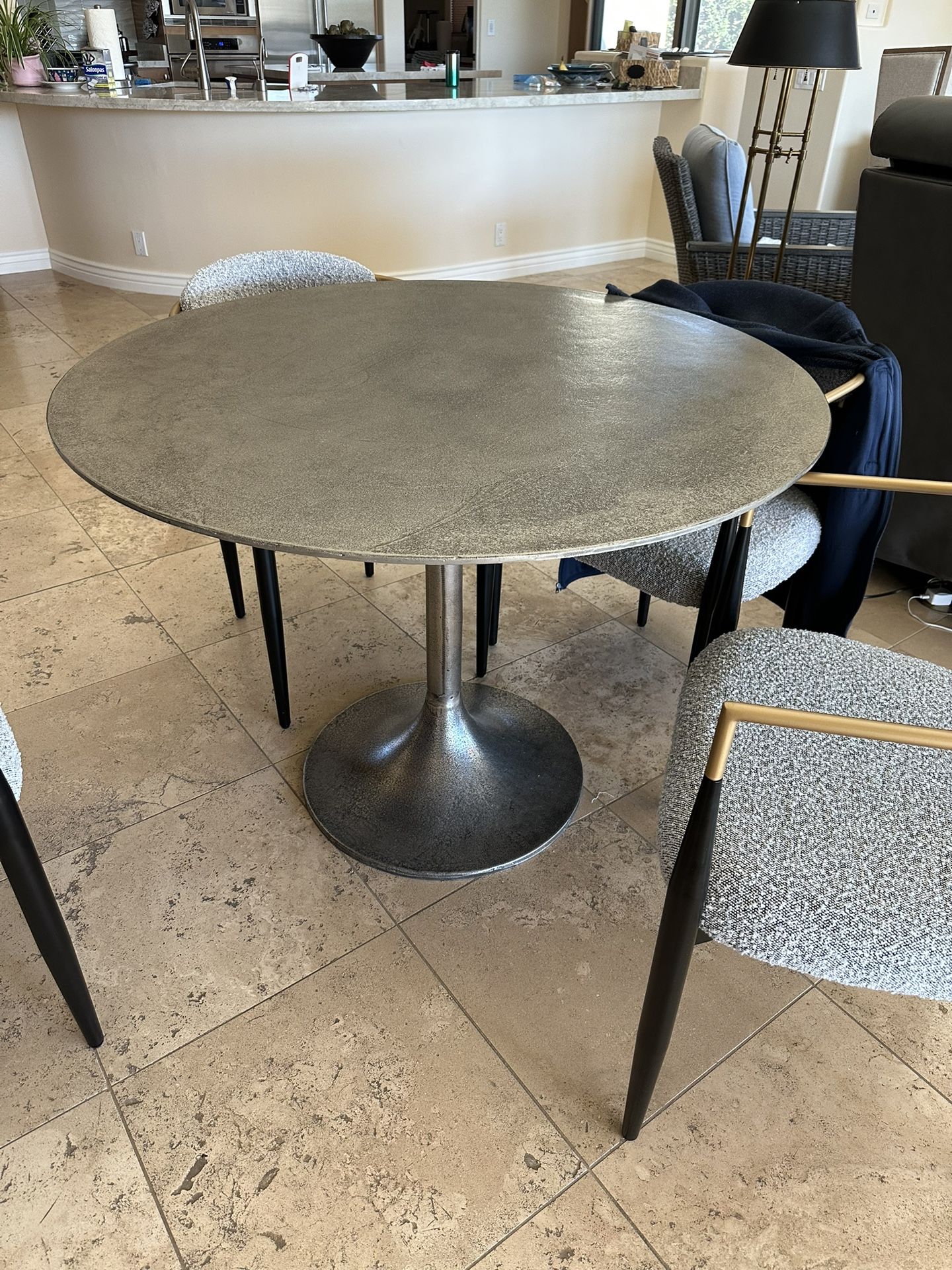 Designer Metal Table Gold, Black And Silver for Sale in Scottsdale, AZ ...