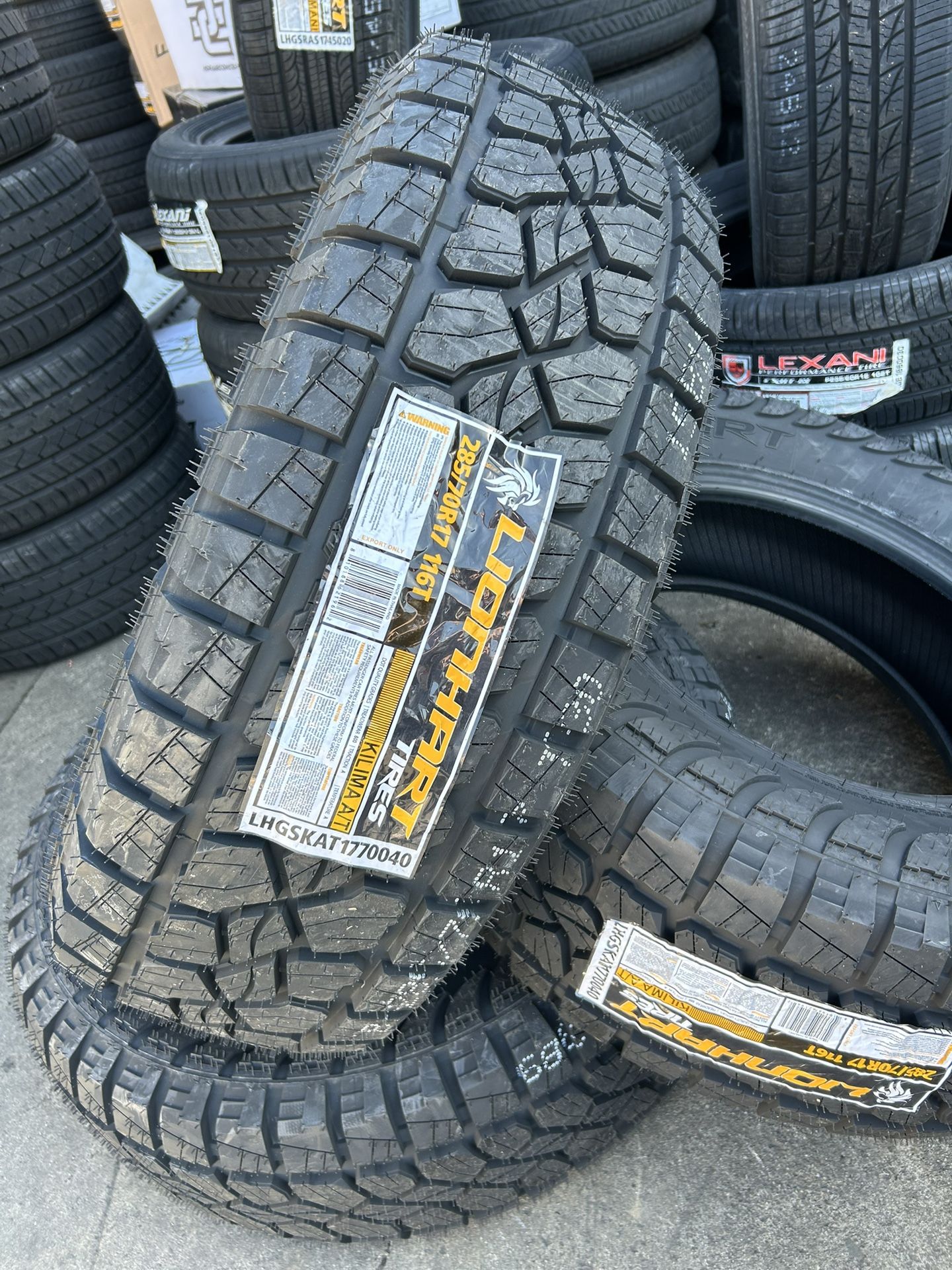 LIONHART KILIMA A/T 285/70R17 Price$155 Each for Sale in City Of ...
