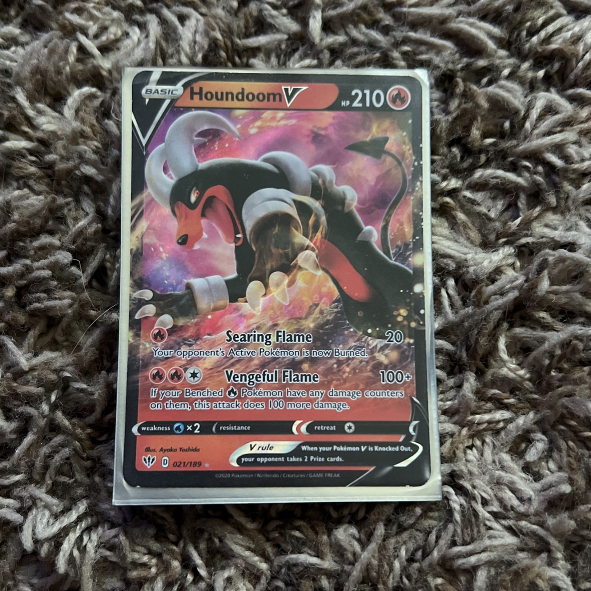 Pokemon Houndoom Card