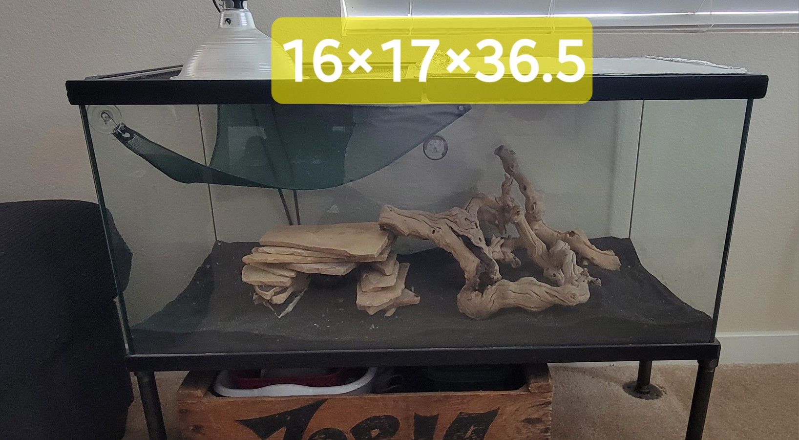 Bearded Dragon Aquarium 40 gallon for Sale in Lake Elsinore, CA - OfferUp