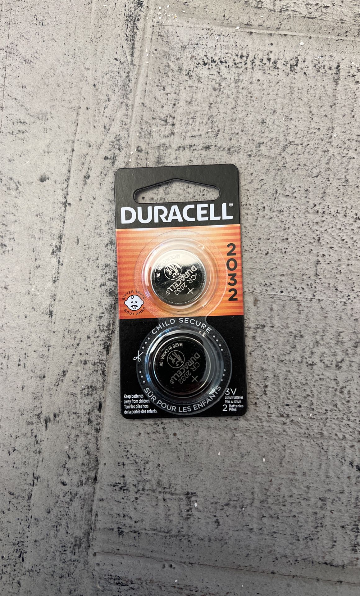 Duracell 2032 Lithium Coin Battery 3V, CR2032 Battery, Bitter Coating ...
