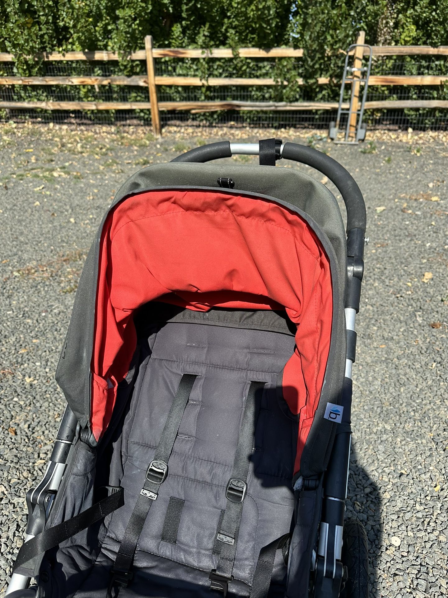 Bumbleride Indie All terrain Gray and Orange Stroller Strollers ...