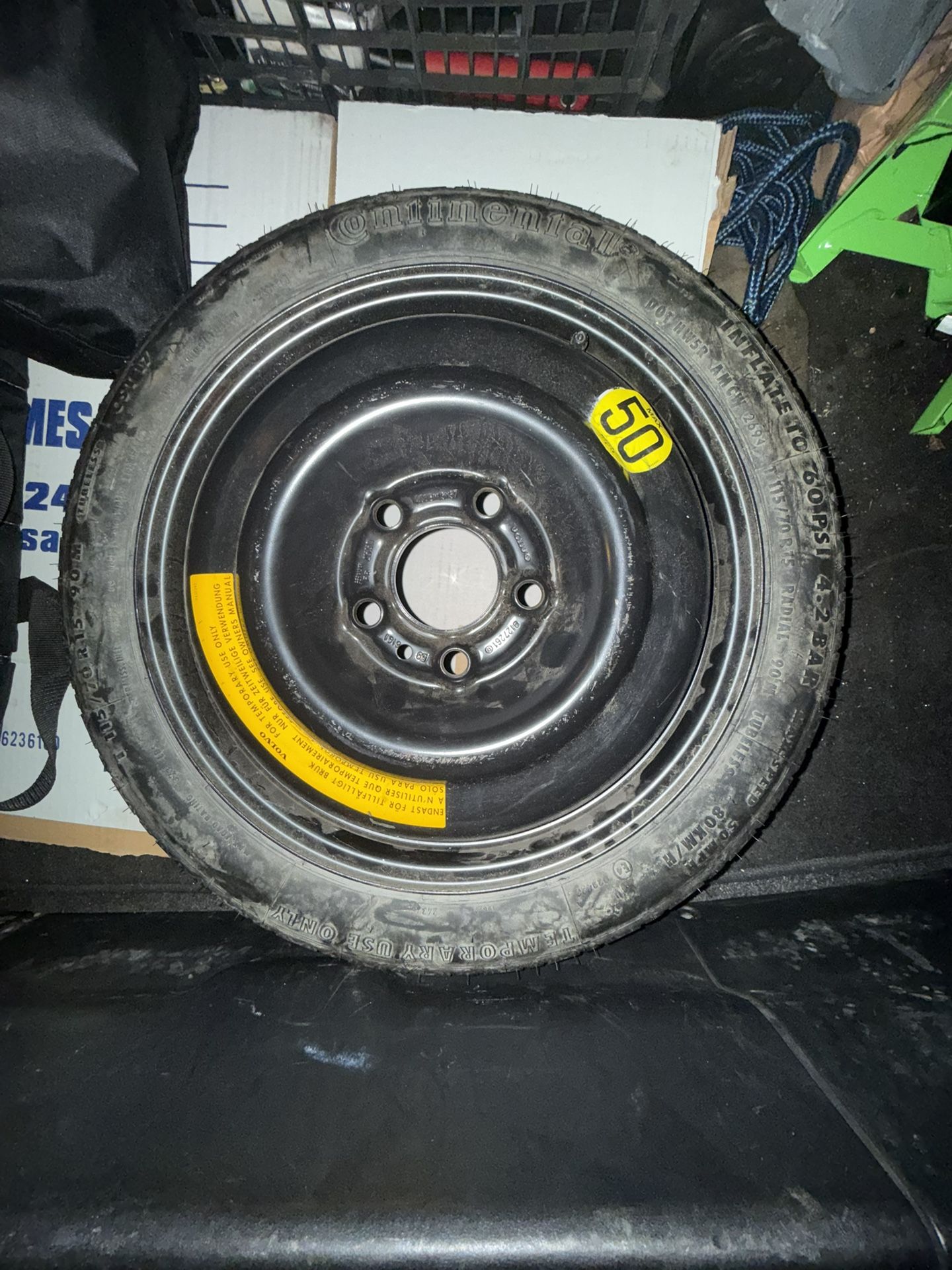 Volvo Continental Spare Tire 115/70 R15 for Sale in Irvine, CA - OfferUp