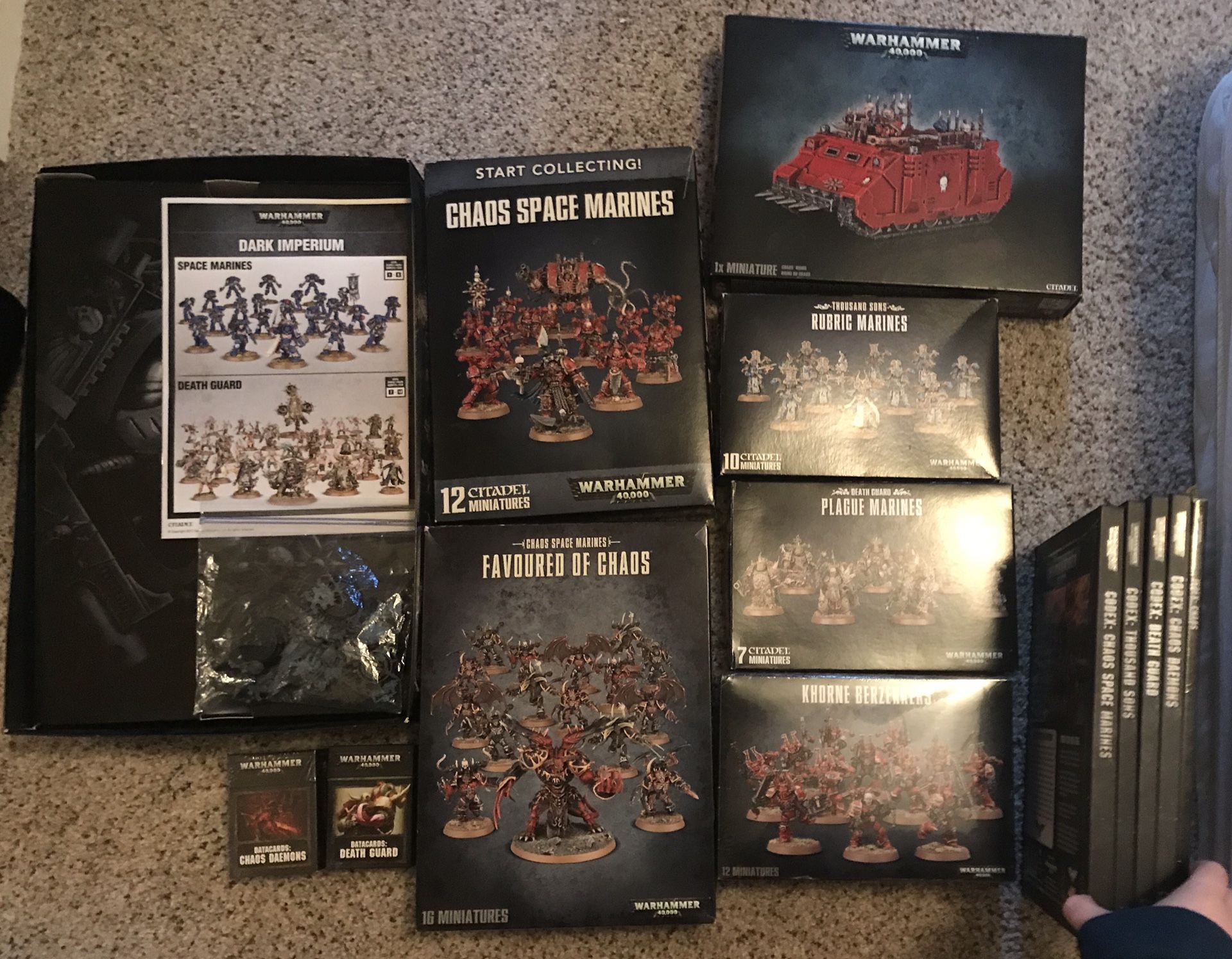 Warhammer 40k: Chaos Miniatures, Codexes (8th edition), & more! for ...