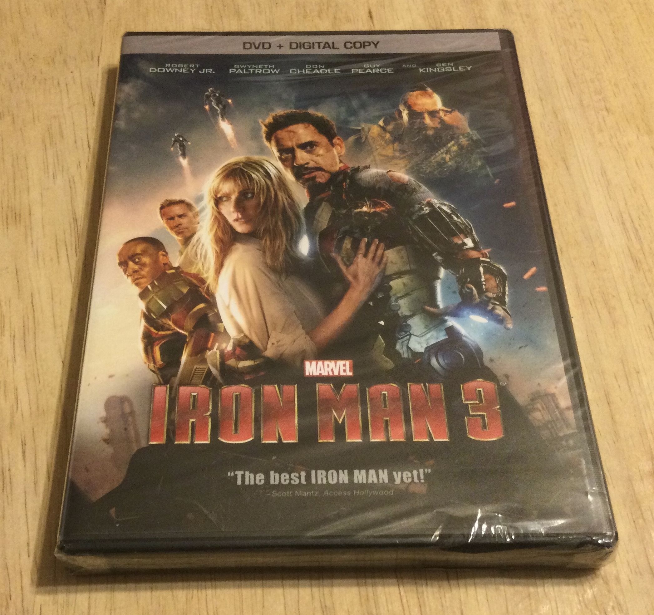 Iron Man 3 Blu Ray Cover