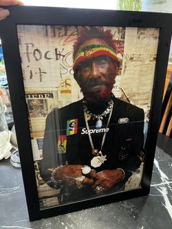 Supreme X LEE SCRATCH PERRY Framed Poster for Sale in Covina Supreme X LEE SCRATCH PERRY Framed Poster for Sale in Covina
