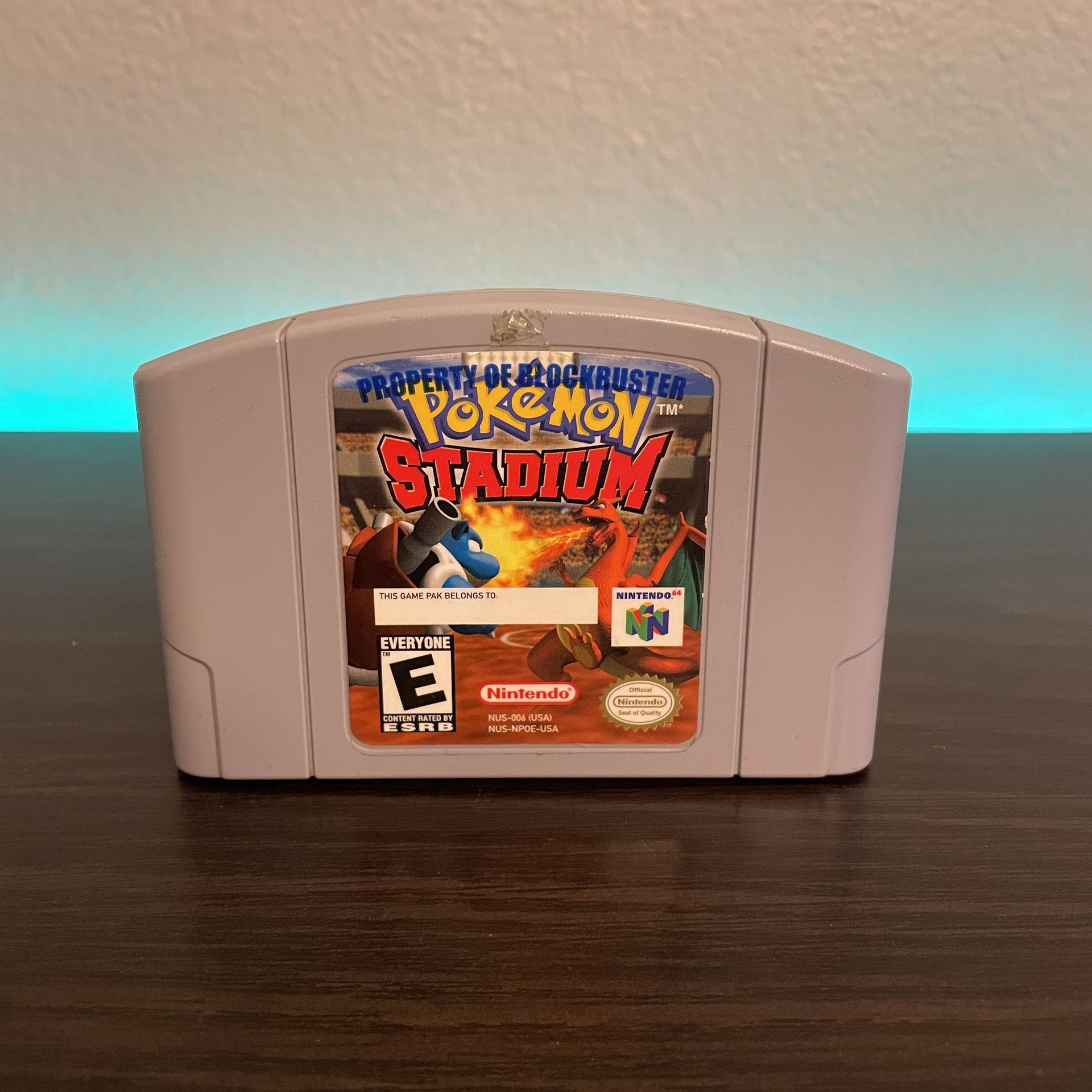Pokémon Stadium (Nintendo 64, 2000) N64 Authentic Cartridge Tested And ...