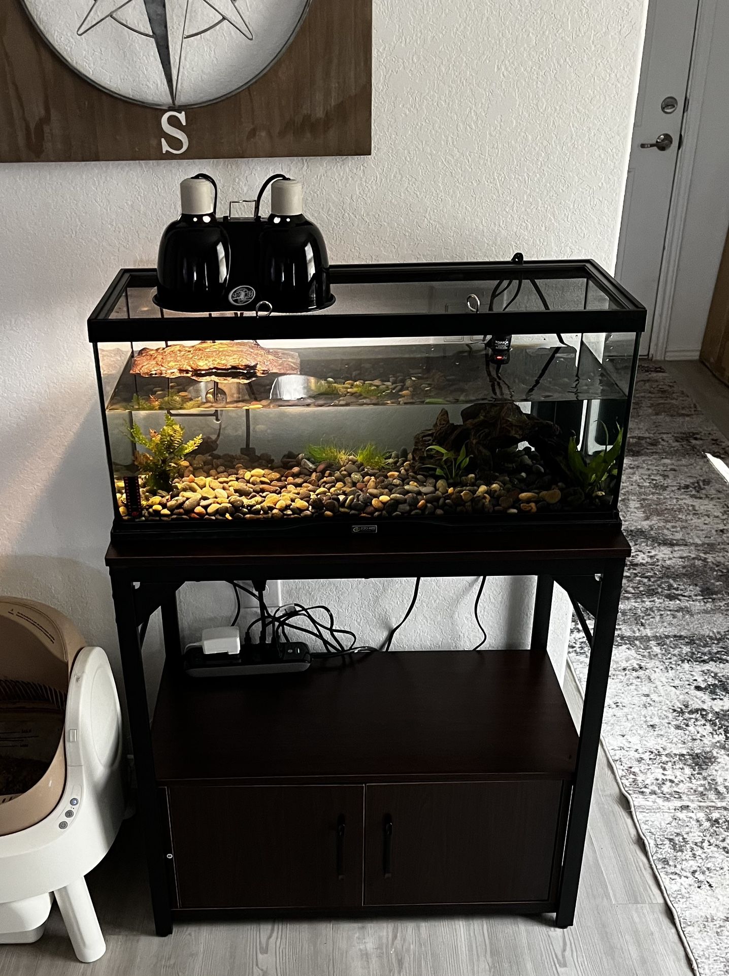 Turtle Tank Setup for Sale in San Antonio, TX - OfferUp