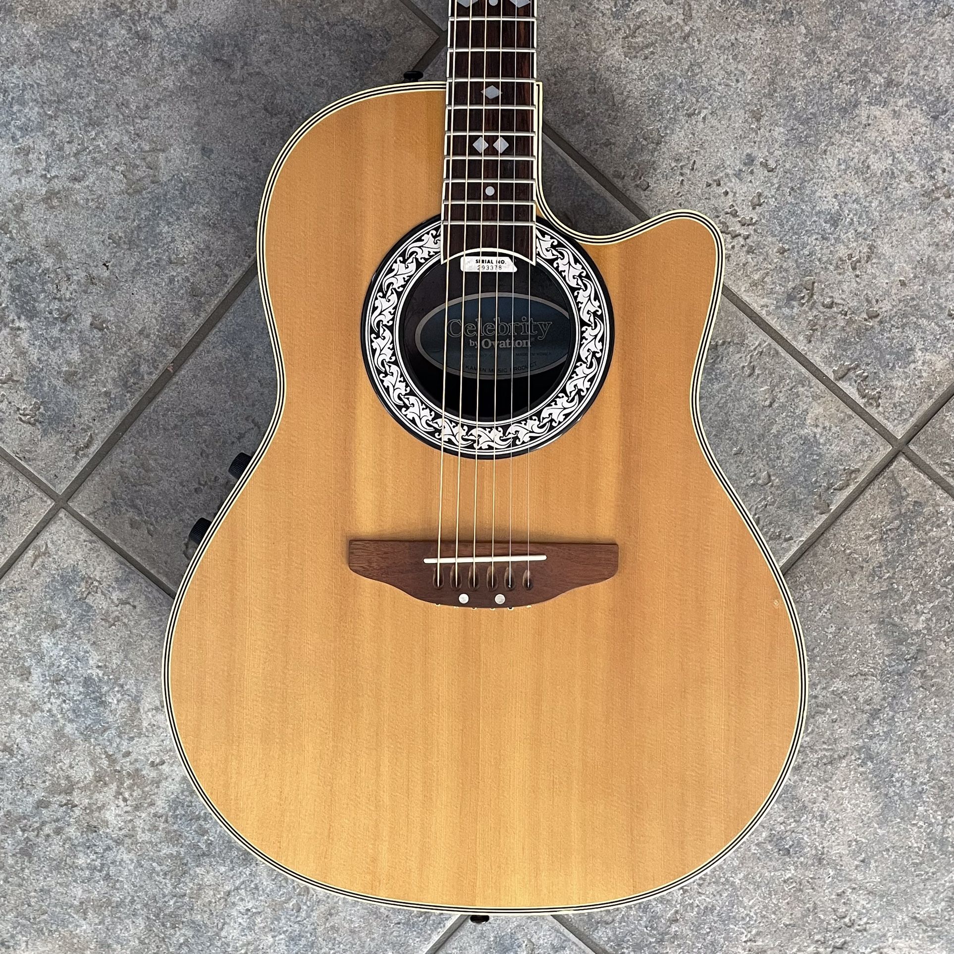 Ovation Celebrity Acoustic Electric Guitar, Model CC57 for Sale in ...