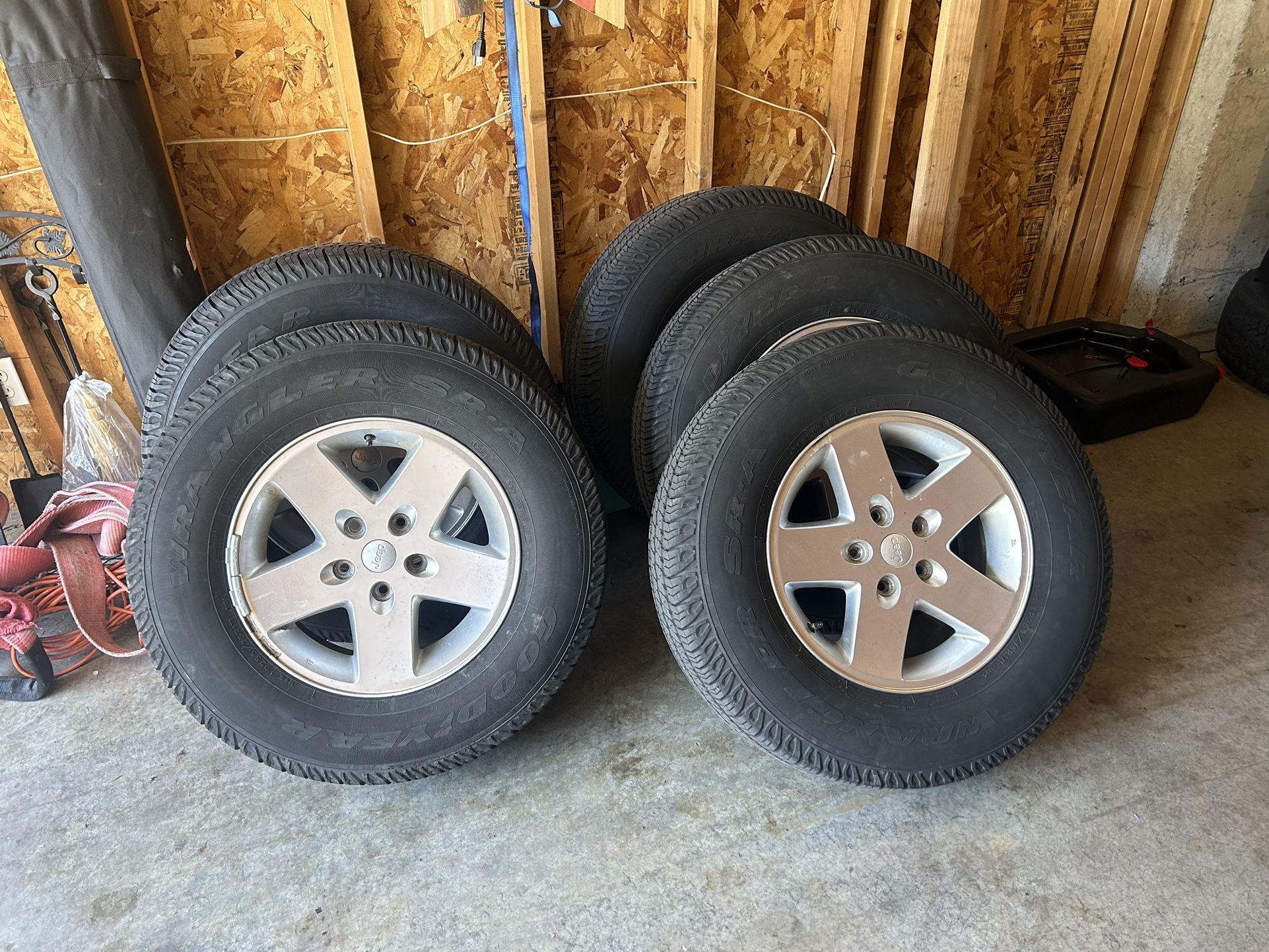 17 Inch Wrangler Wheels And Tires 255/75/R17 for Sale in Issaquah, WA ...