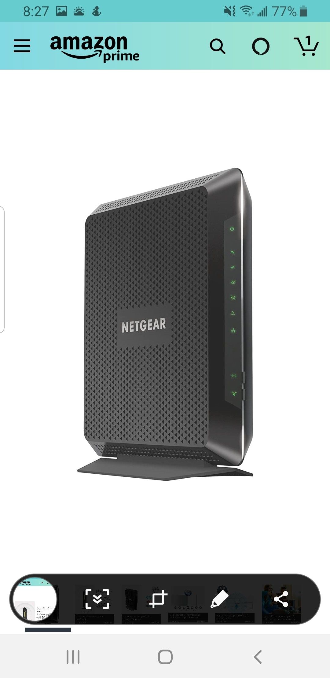 NETGEAR MODEM-ROUTER MODEL C7000 for Sale in Kent, WA - OfferUp