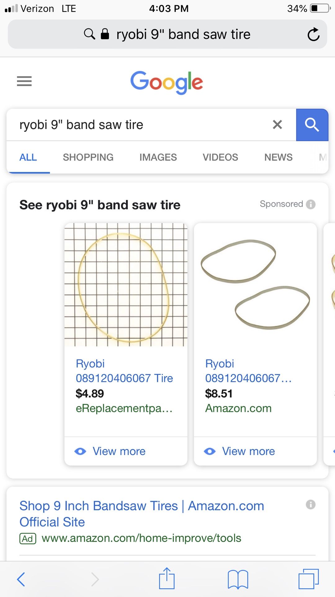 Ryobi 2.3 Amp 9” Band Saw BS901 $OBO$ for Sale in La Habra Heights, CA ...