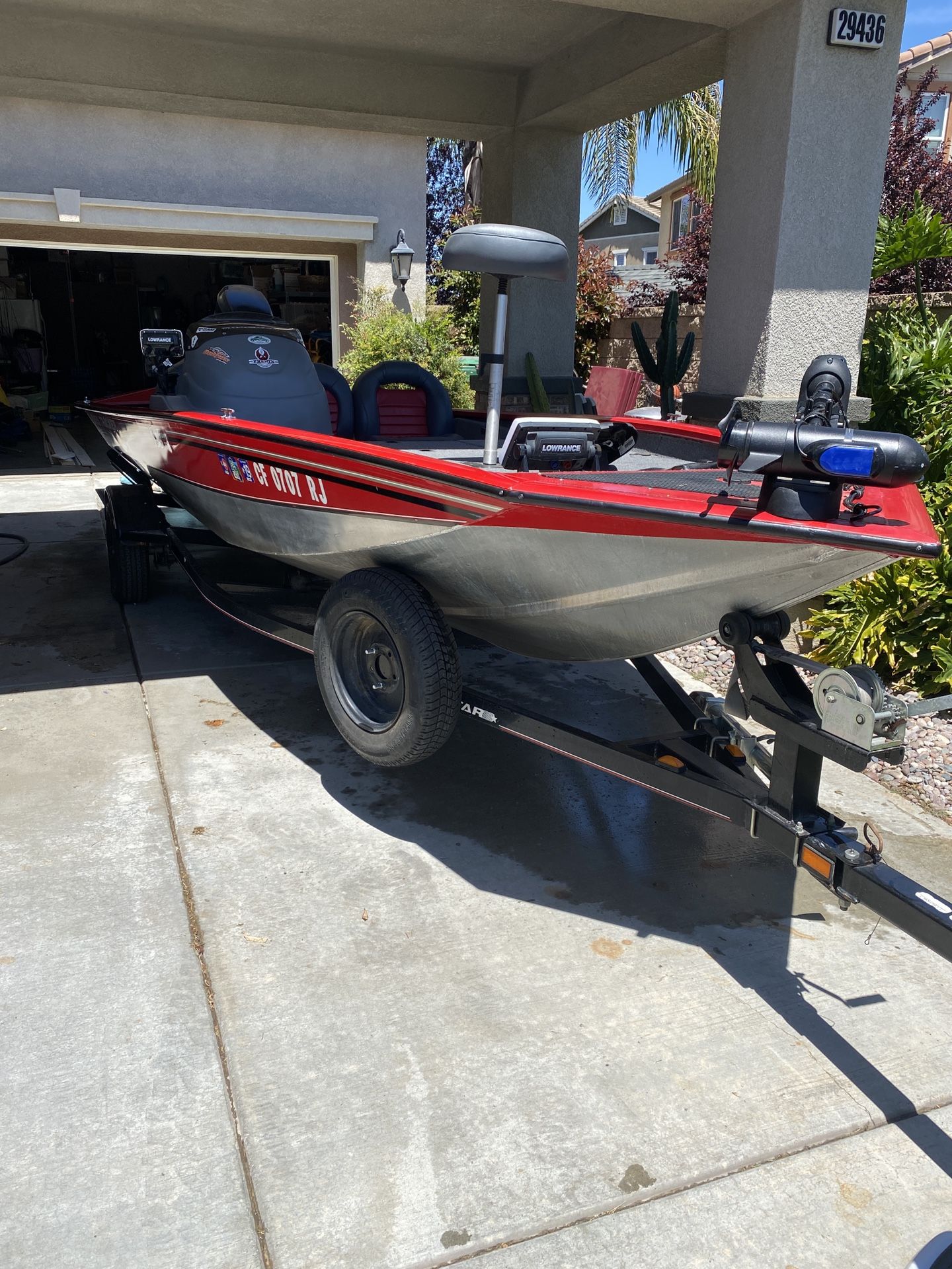 2006 Bass tracker 190 19ft 60hP Under 175 Hours for Sale in Menifee, CA ...