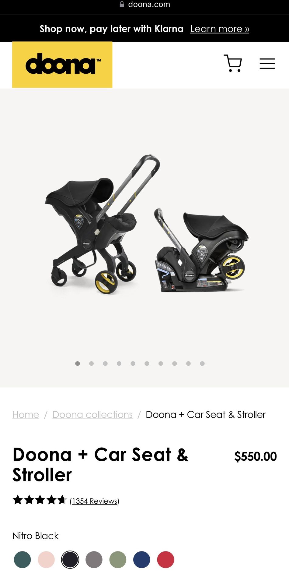 Doona Car Seat and Stroller for Sale in Carson, CA - OfferUp