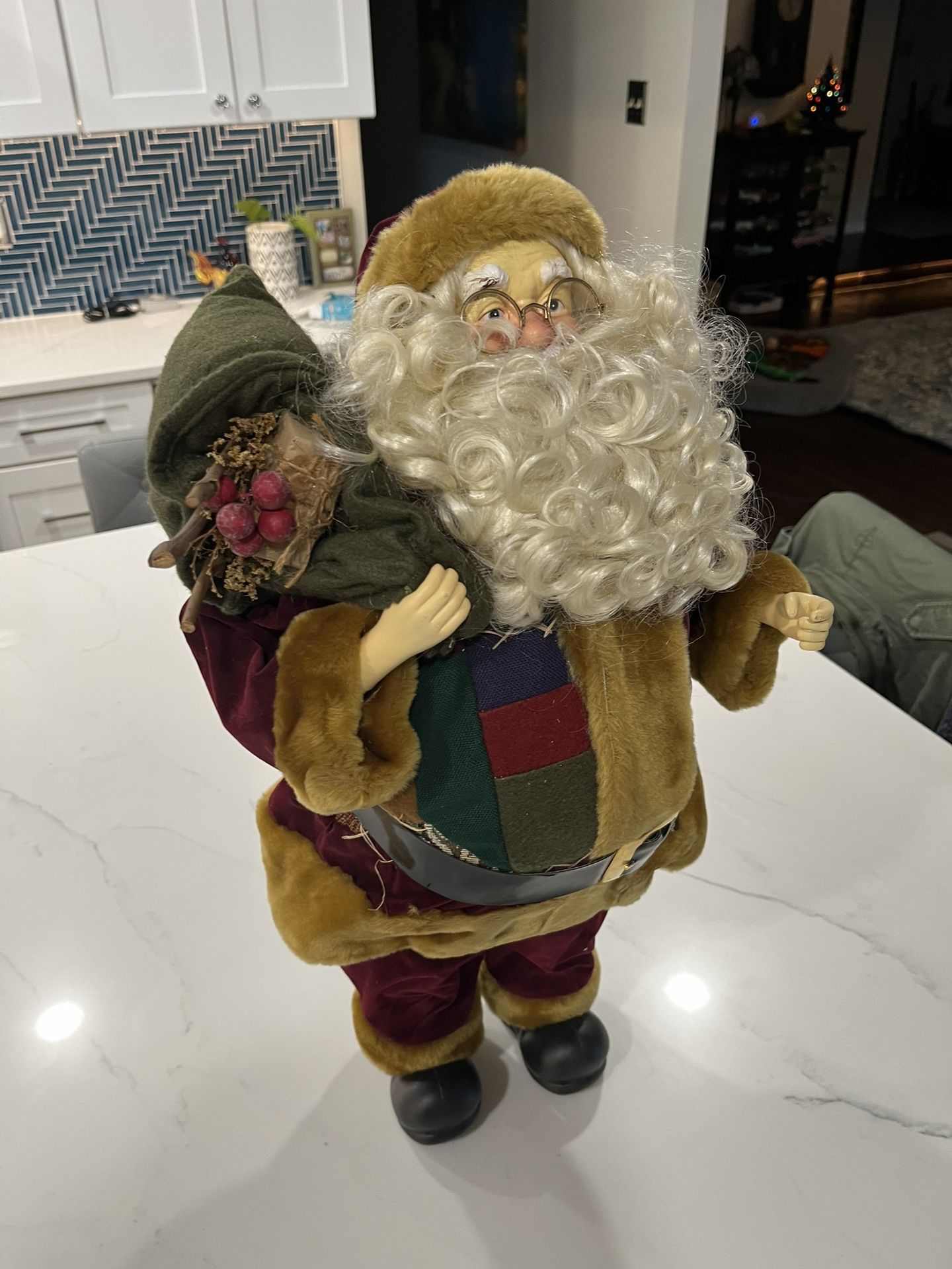 Woodland Item no. 10758 Standing 26" Santa Claus Christmas Figurine ...
