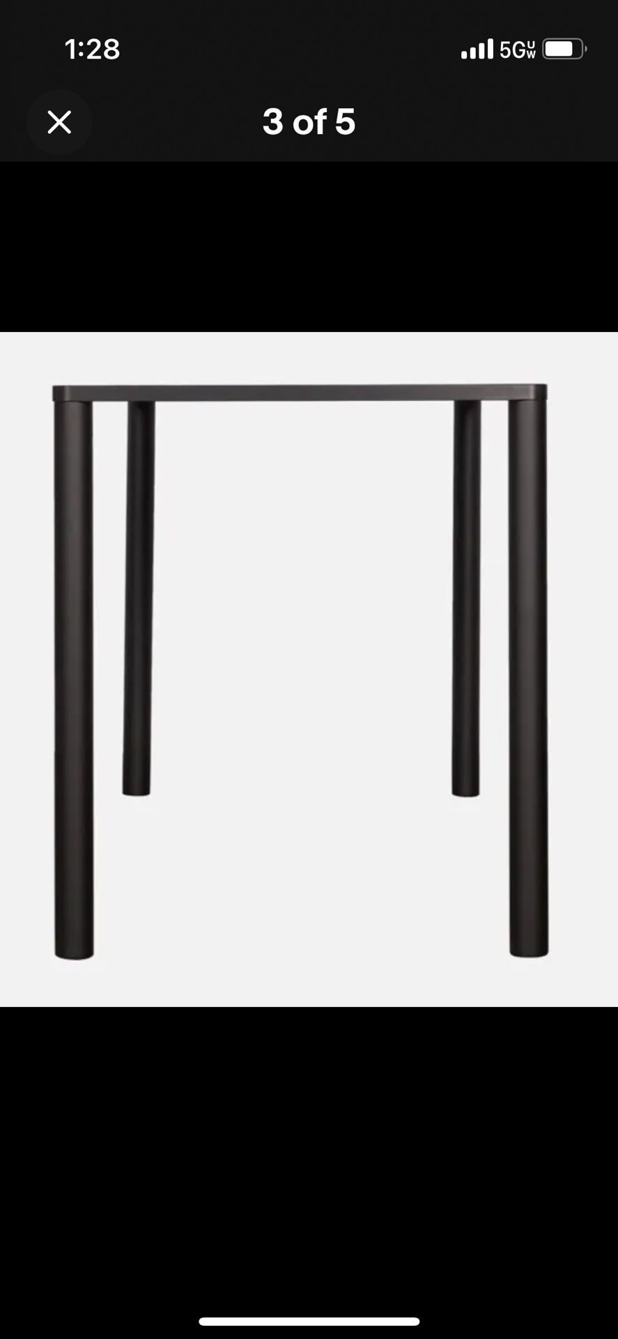 Hem Log Bar Table Black for Sale in Cty Of Cmmrce, CA - OfferUp