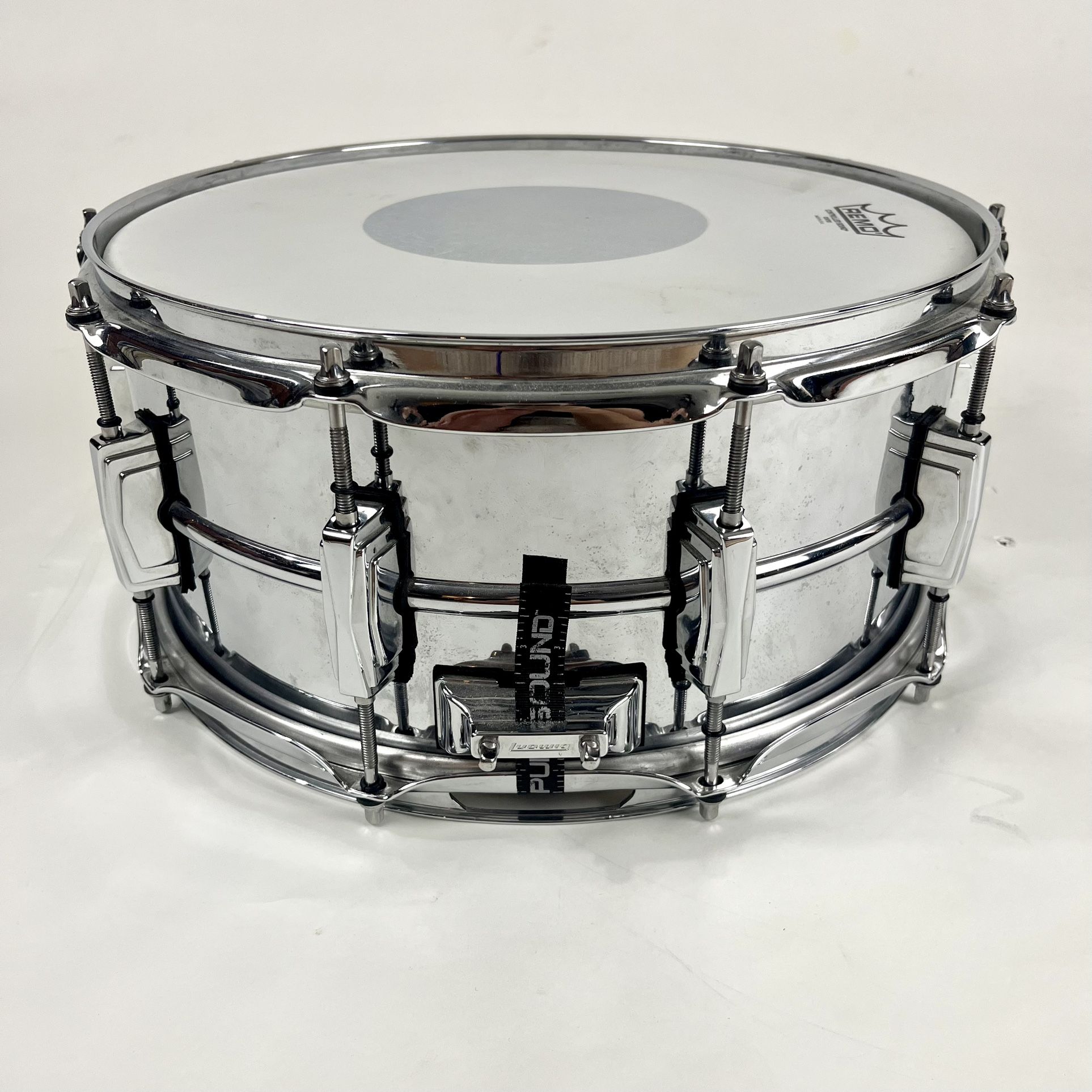 Ludwig LM402 Supraphonic 6.5x14" 10-Lug Aluminum Snare Drum 2000’s ...