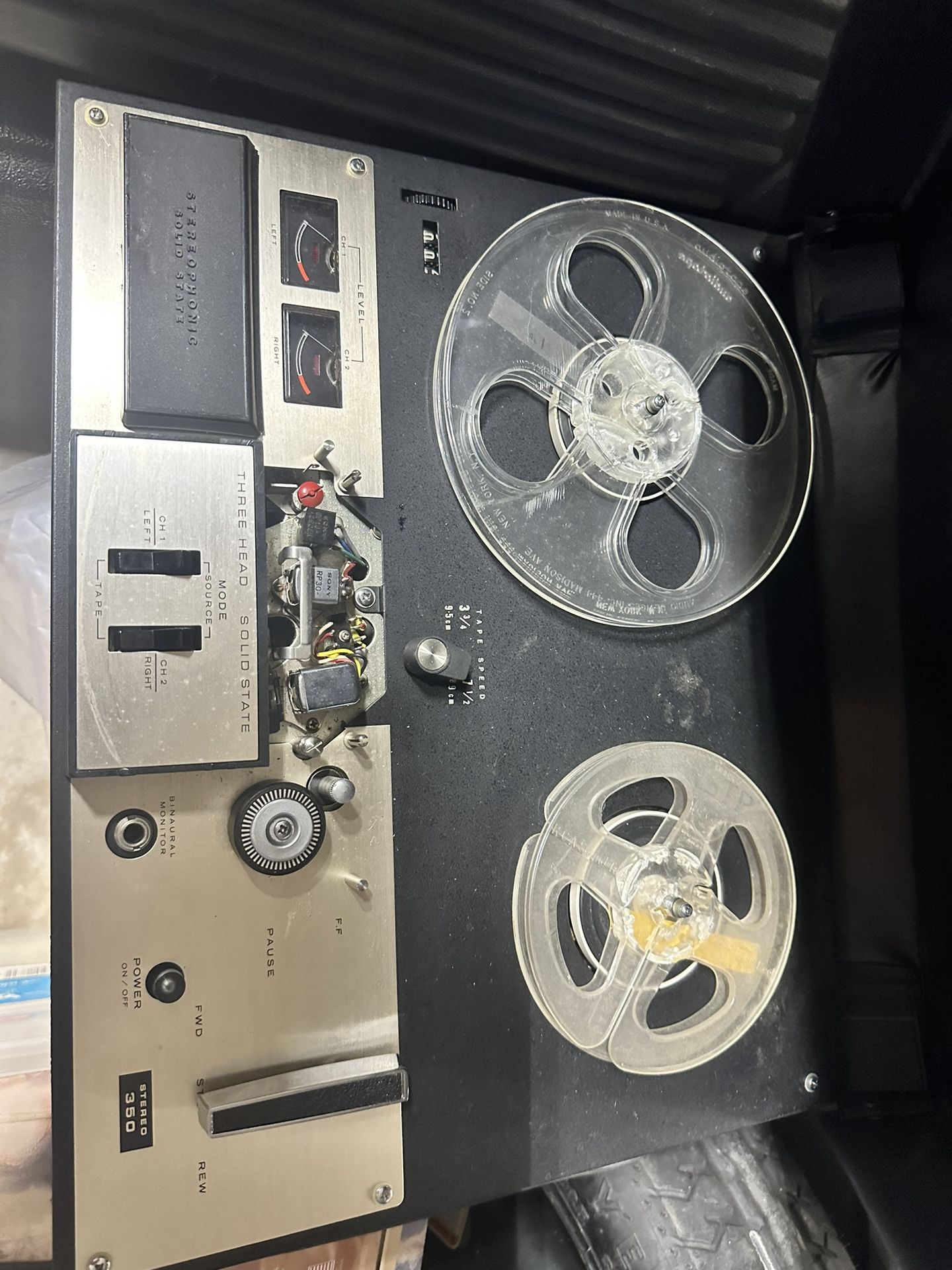 Vtg Sony TC-350 Solid State Stereo Reel to Reel Tape Player for Sale in ...