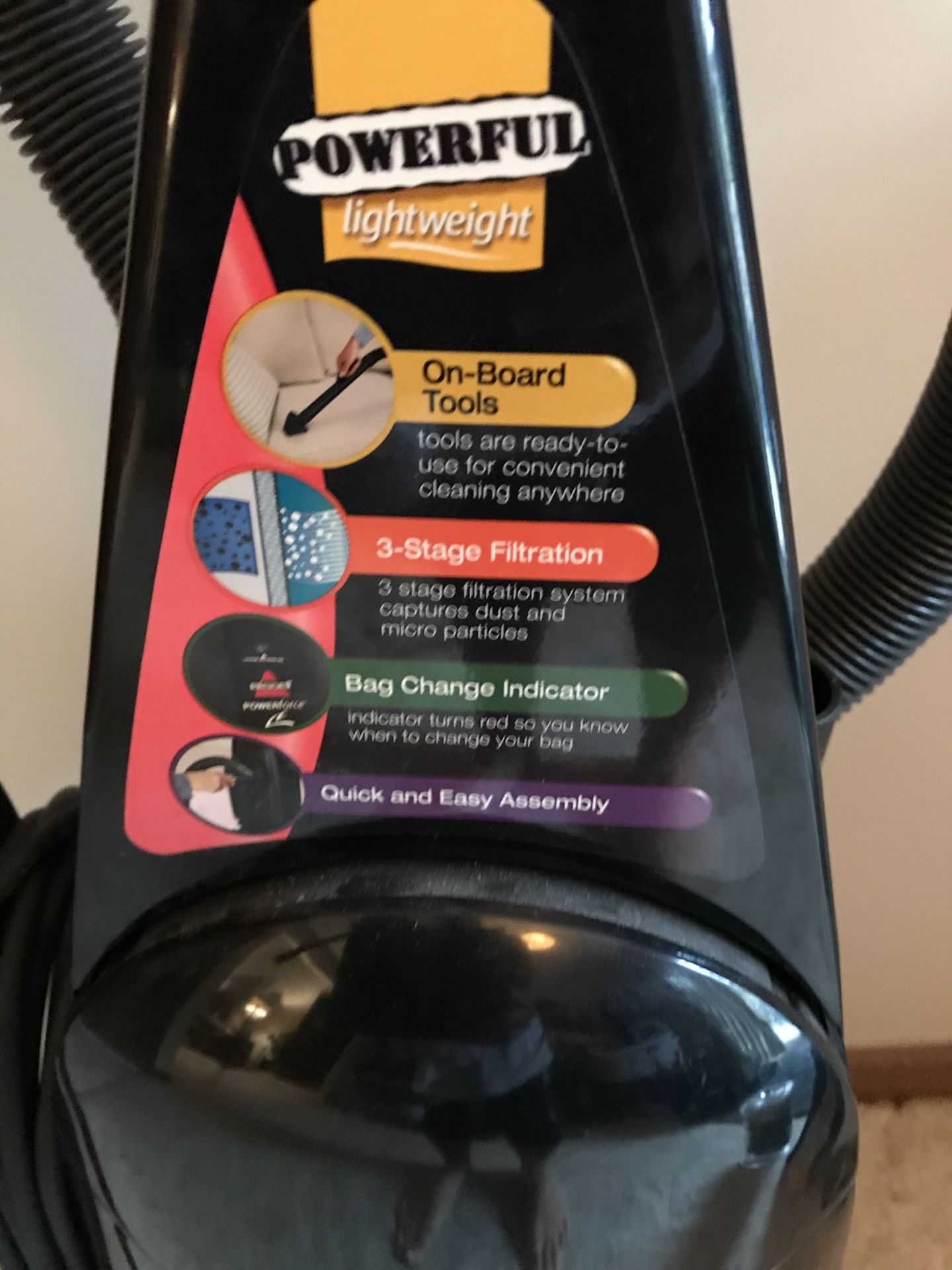 Bissell Powerforce Bagged Upright Vacuum for Sale in Lafayette, IN ...