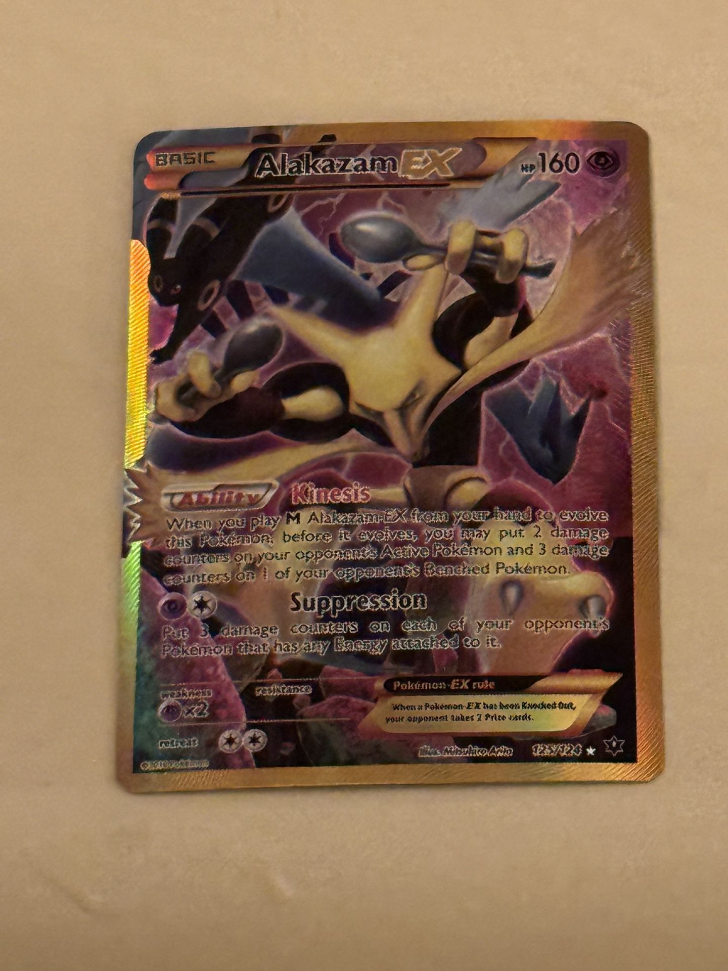 Pokemon Alakazam EX XY Fates Collide 125/124 Secret Rare Holo for Sale ...