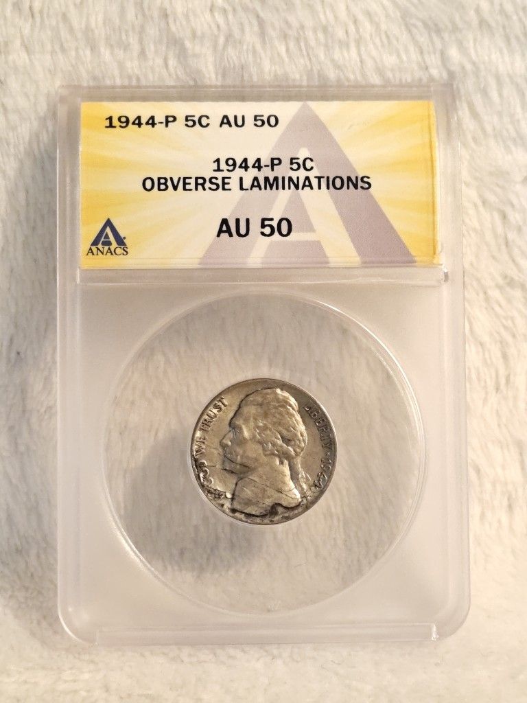 #436 ERROR Silver 1944 P Lamination Error Coin for Sale in San Dimas ...