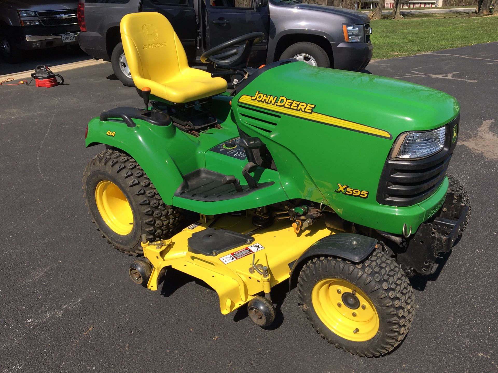 John Deere X595 Diesel Lawn Tractor for Sale in Colora, MD - OfferUp
