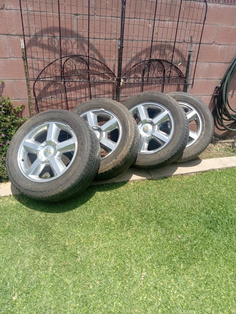 4-20 inch Chevy rims needs tires. for Sale in Santa Ana, CA - OfferUp