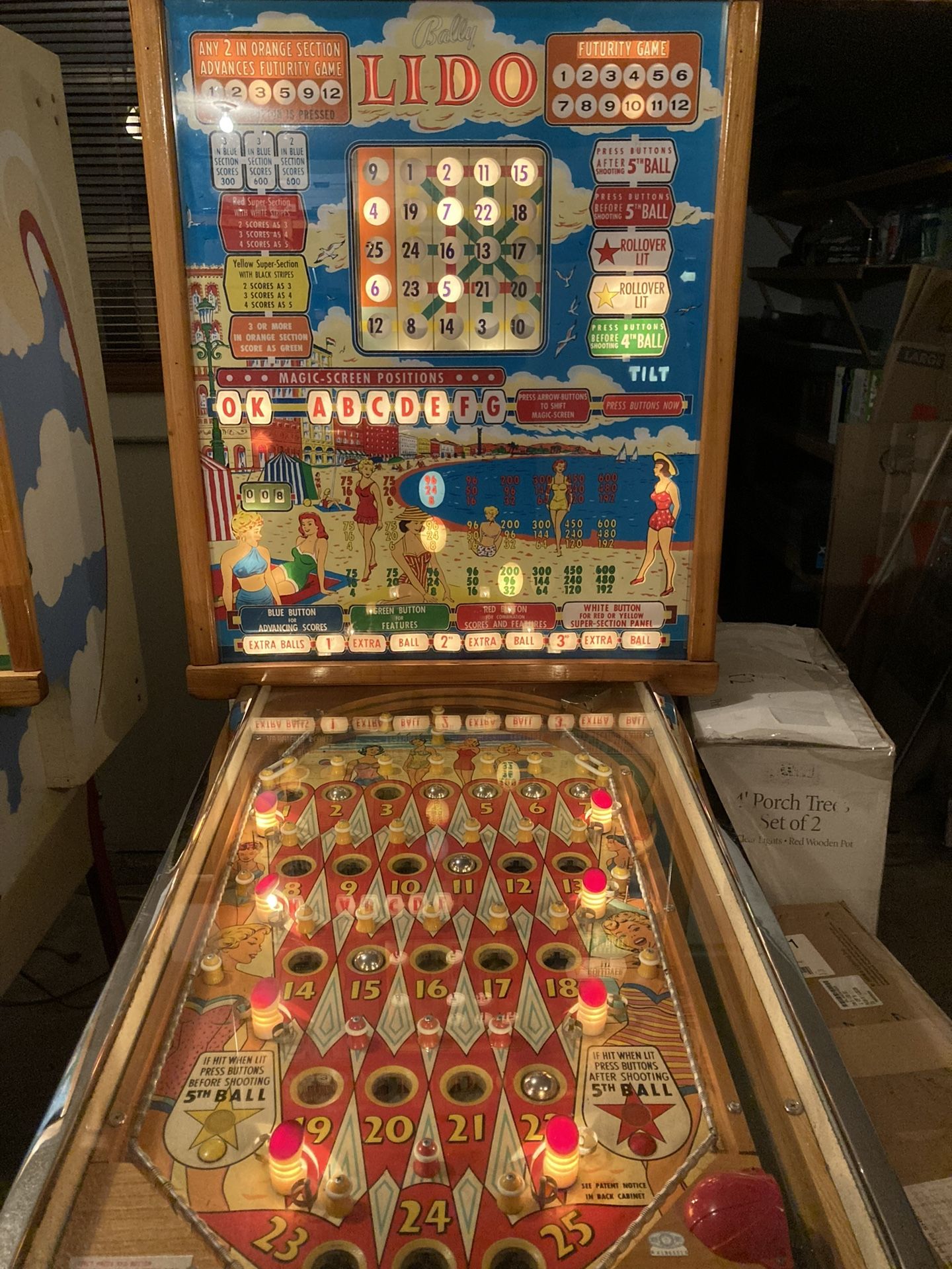 Bally Lido Multi coin Pinball Machine 1961 for Sale in Vancouver, WA ...